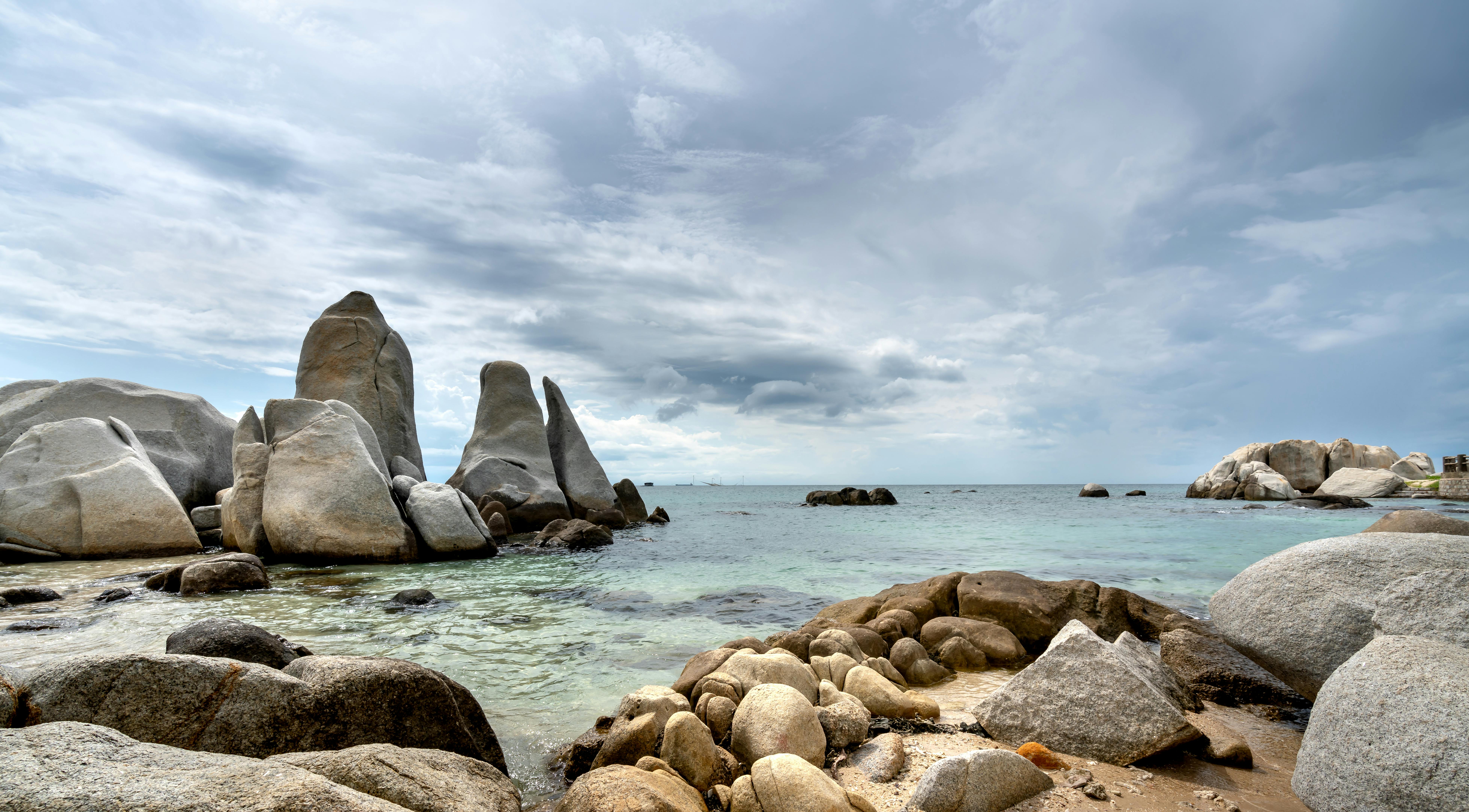 Rocks on Sea Shore · Free Stock Photo