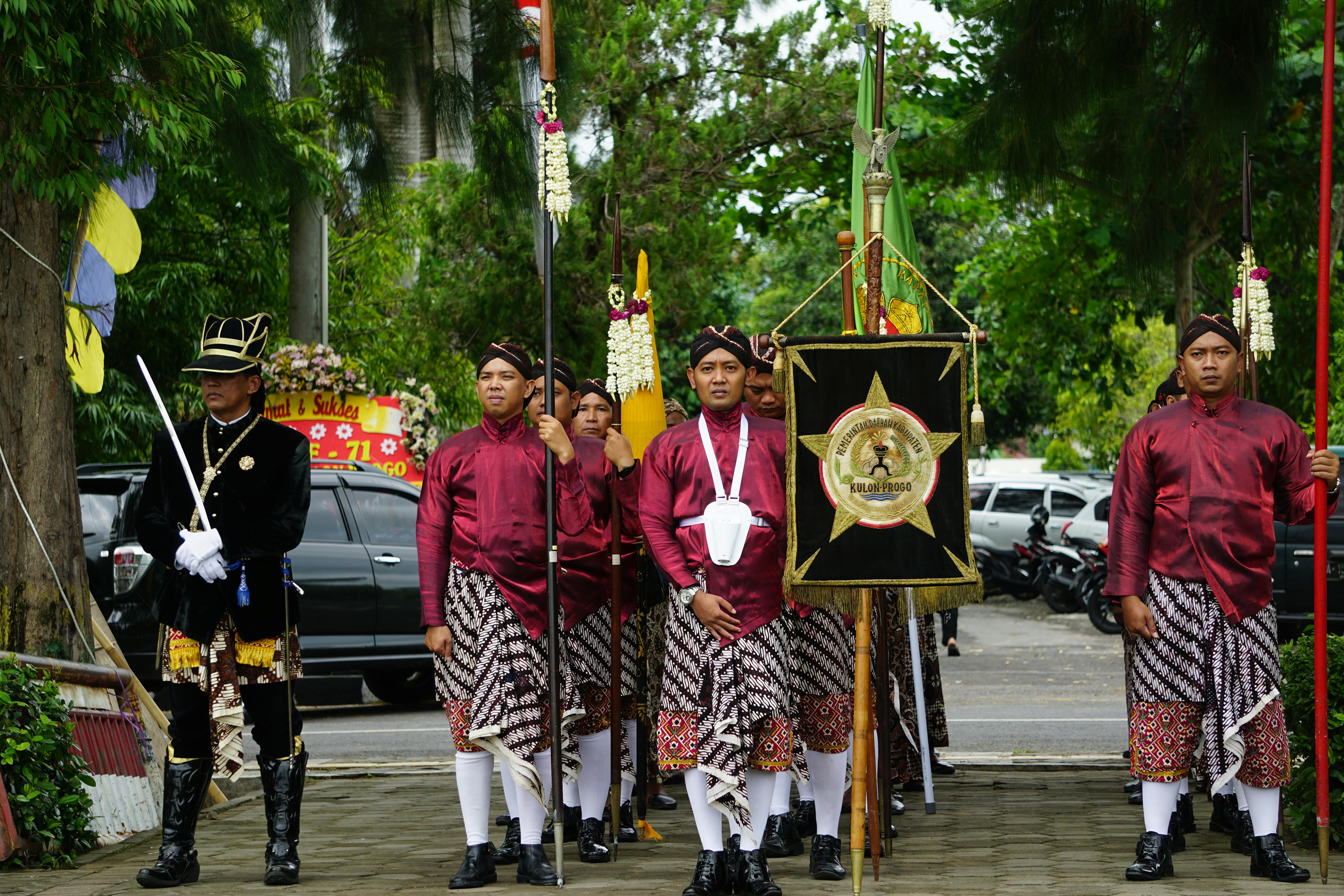 Men in Traditional Costumes during Parade · Free Stock Photo