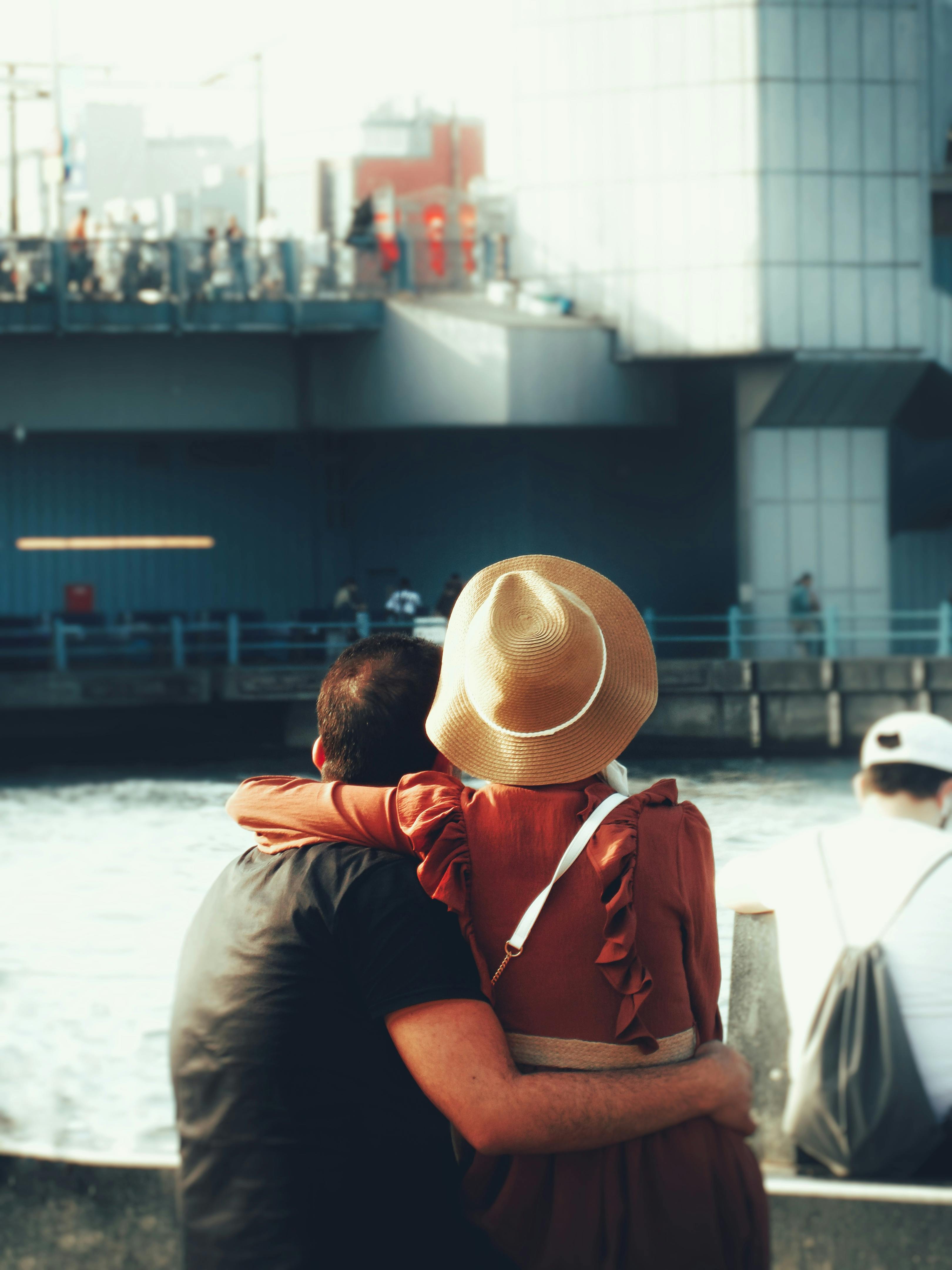 A Couple Leaning Their Heads on Each Other · Free Stock Photo