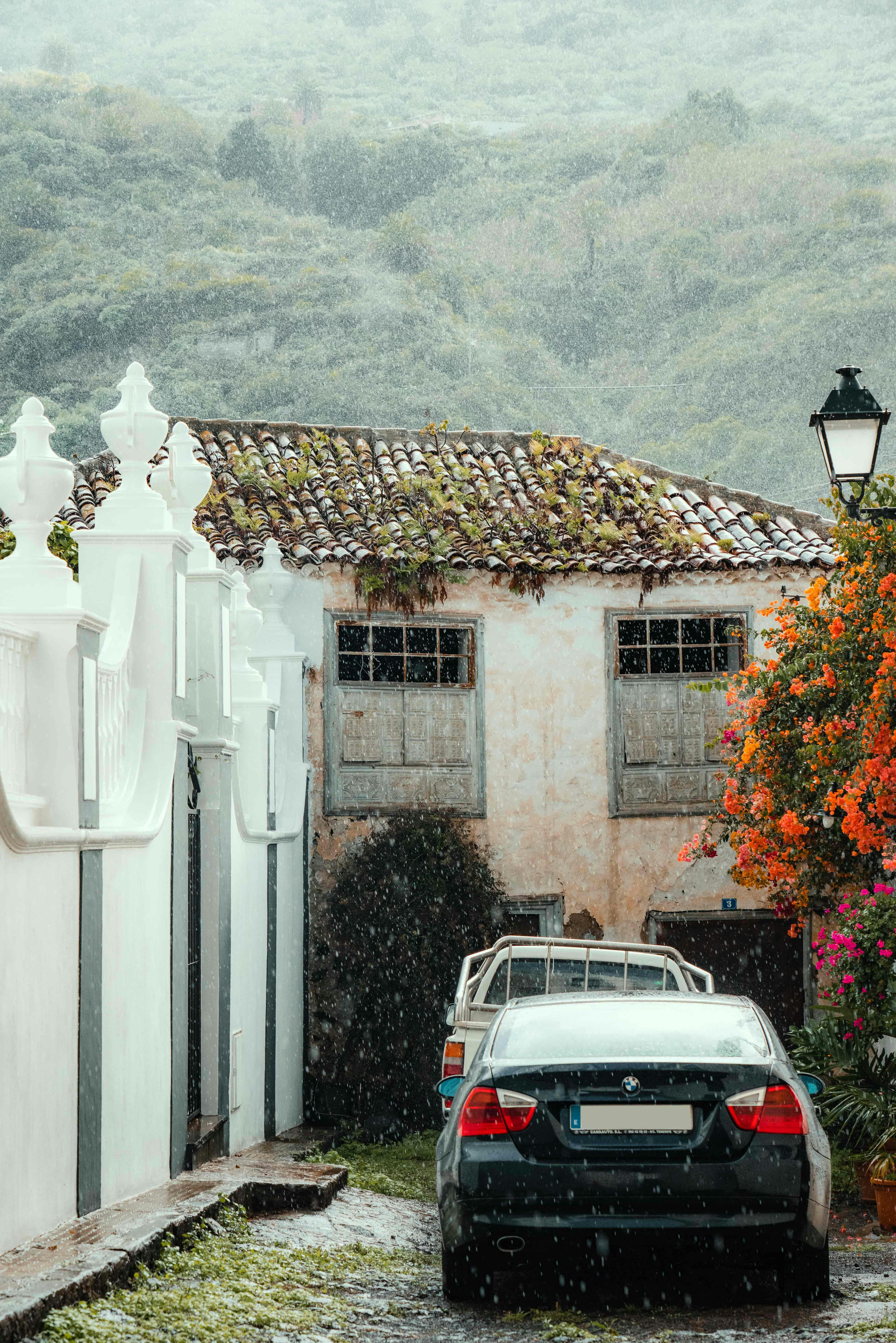 Cars Parked in the Driveway · Free Stock Photo