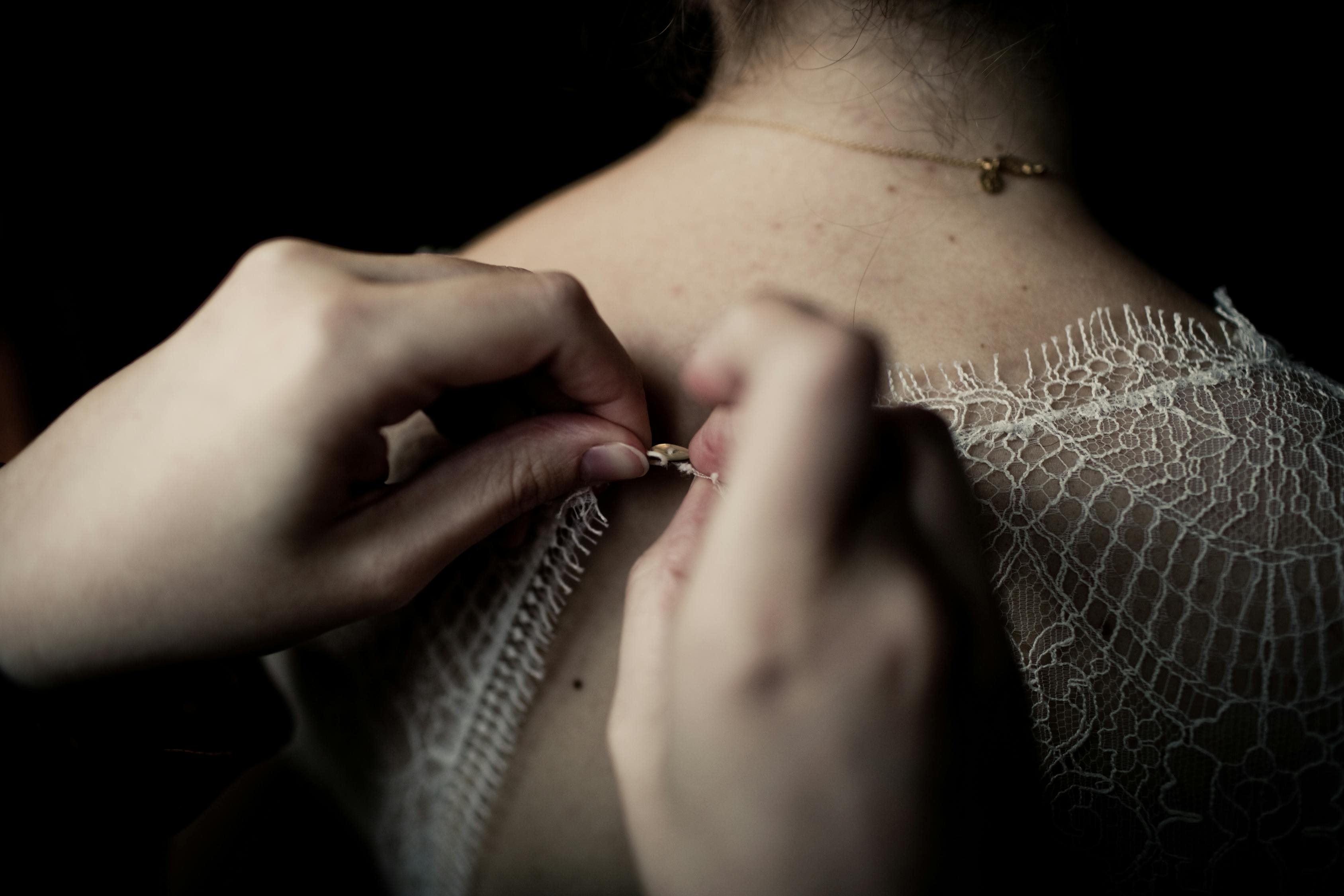 Person Buttoning White Shirt Free Stock Photo person-buttoning-white-shirt-free-stock-photo