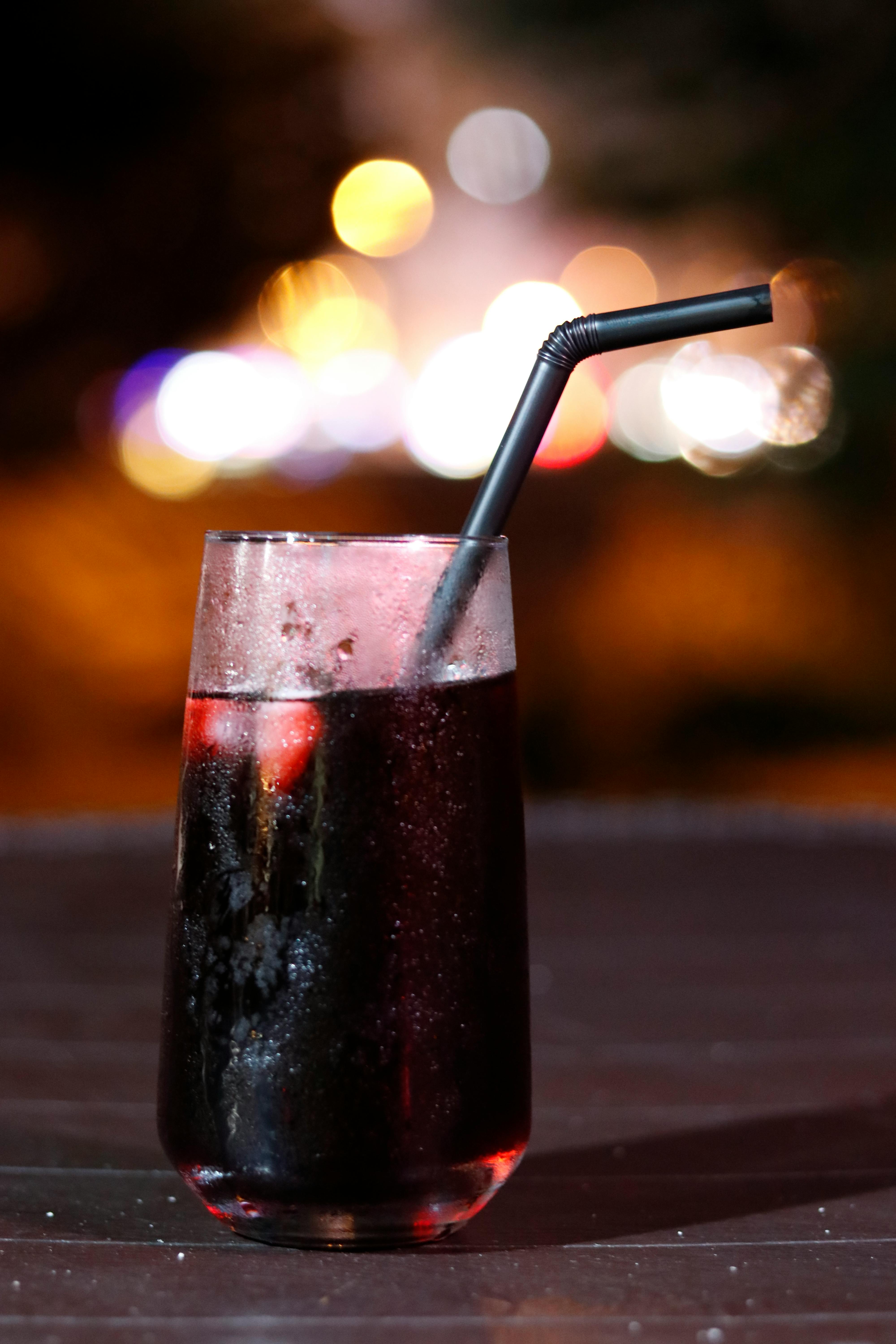 Close up of a Drink with a Straw · Free Stock Photo