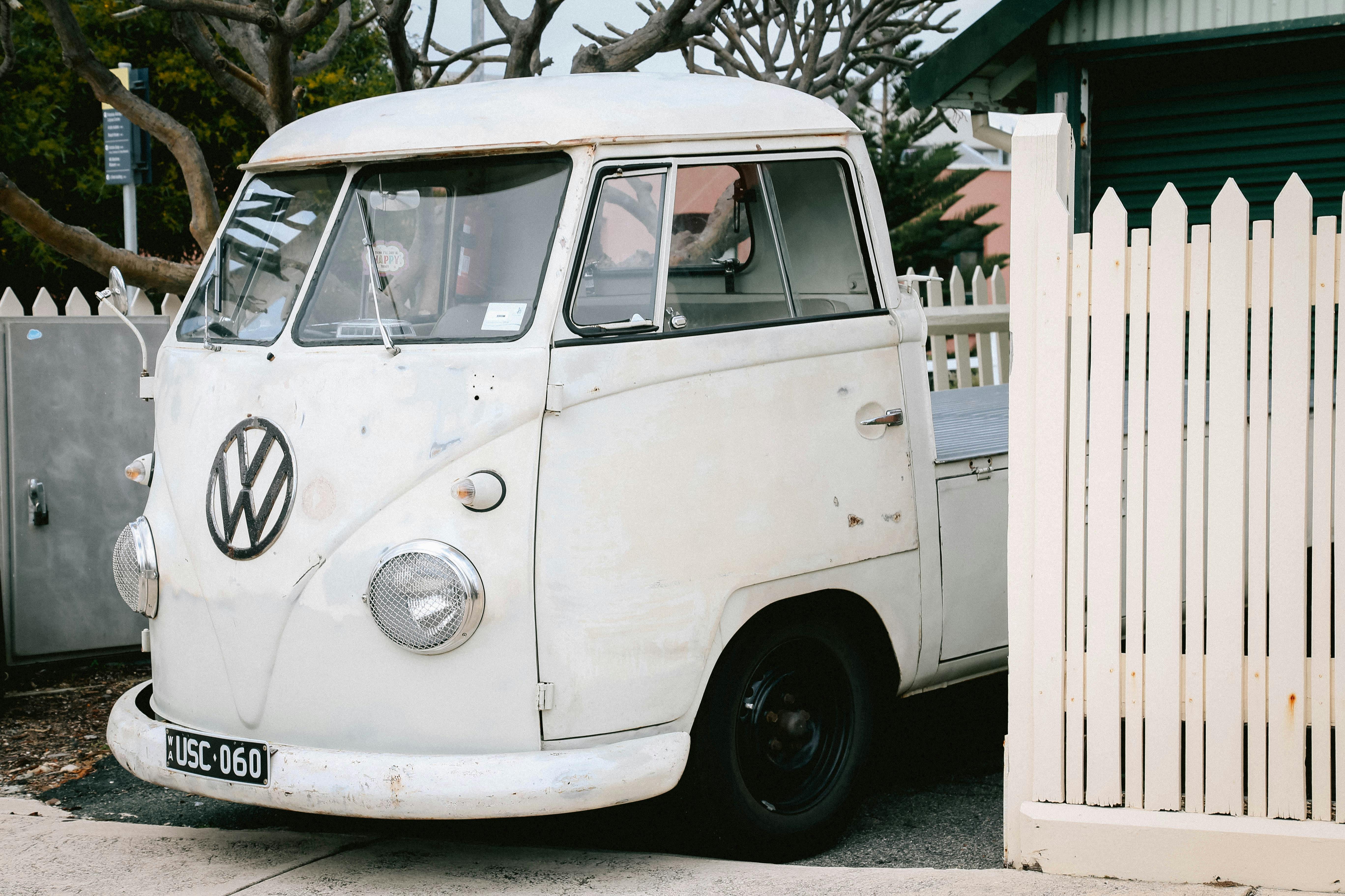 Red and White Volkswagen Van · Free Stock Photo