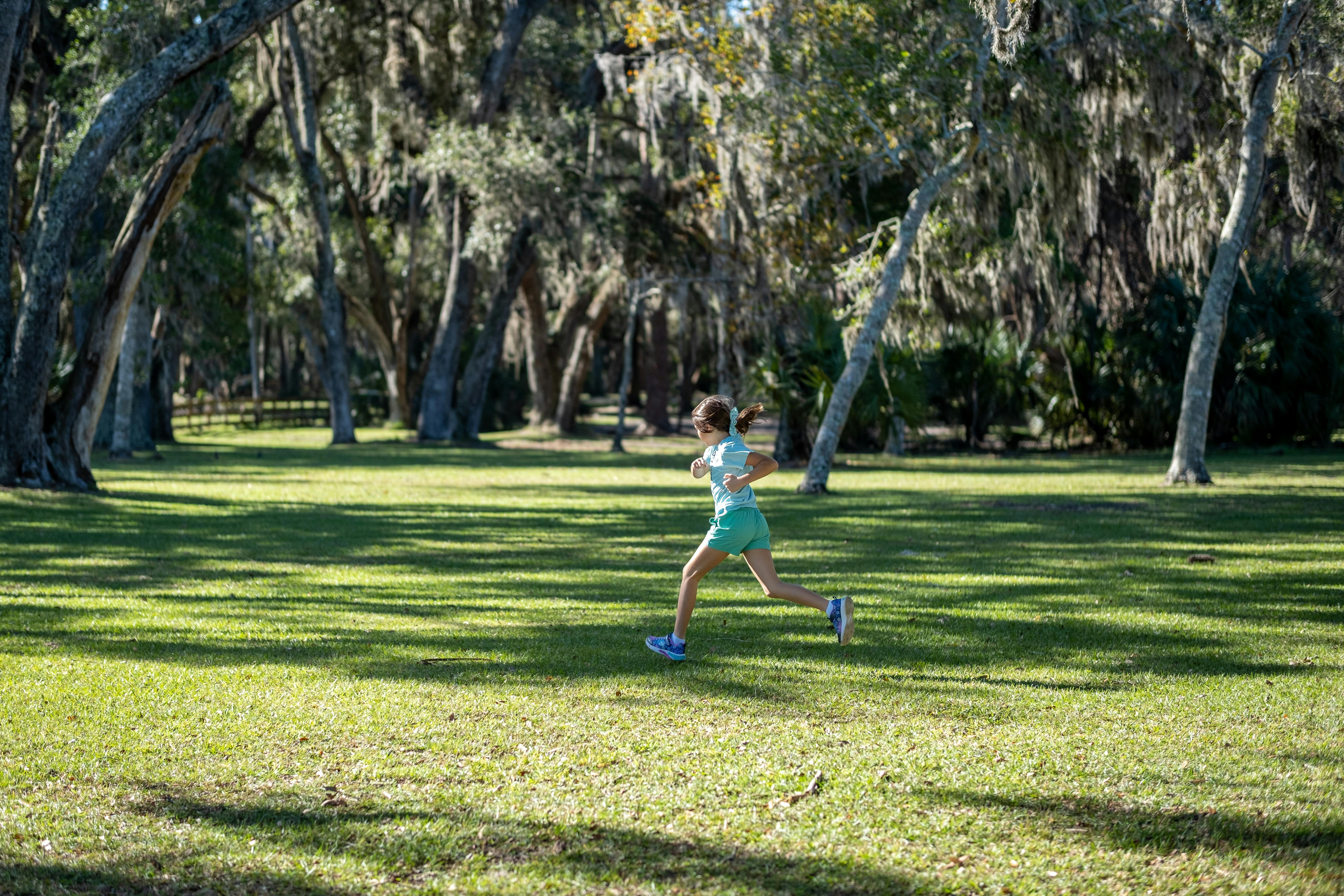 Girl Running at the Park · Free Stock Photo