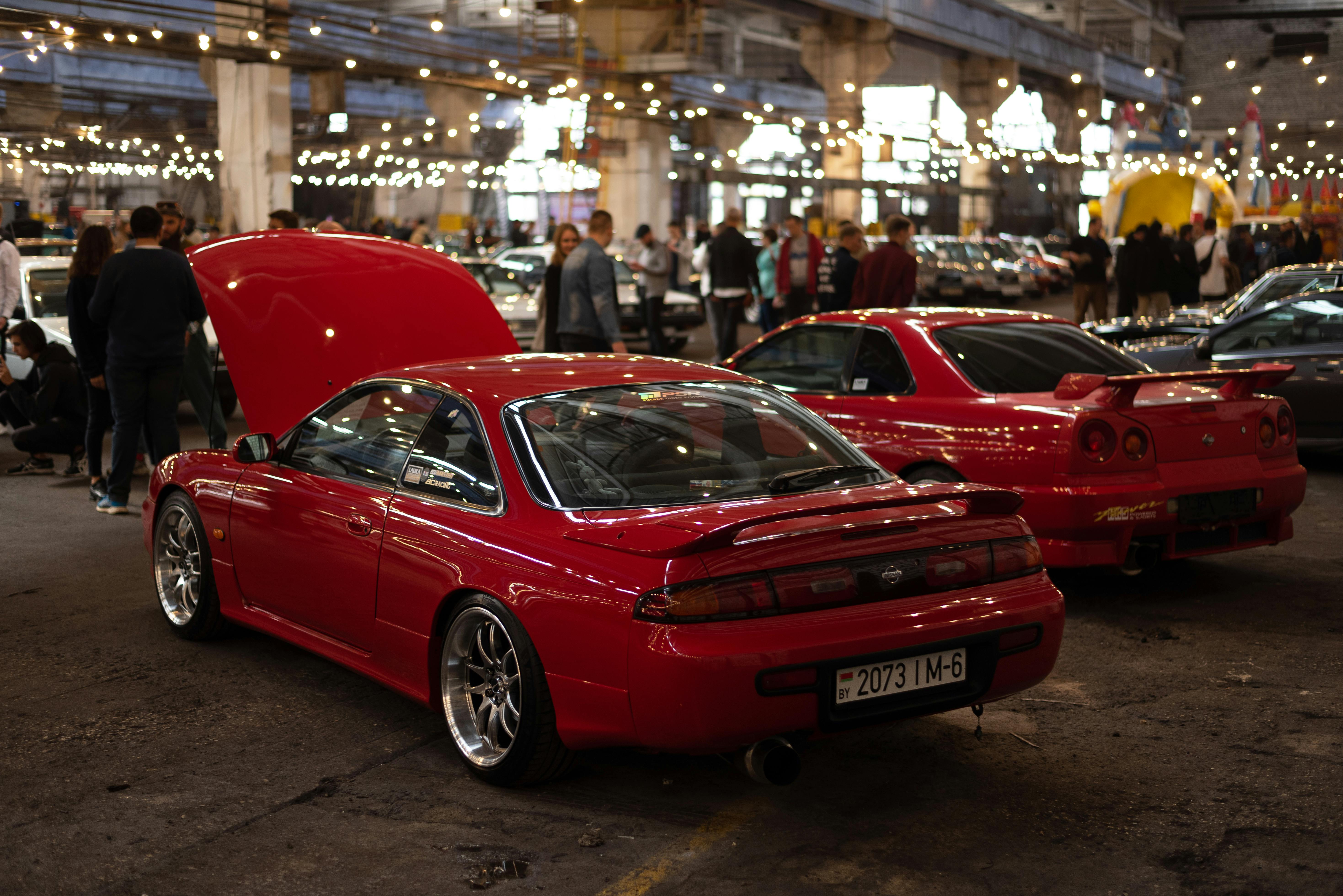Red Car Parked on the Street · Free Stock Photo