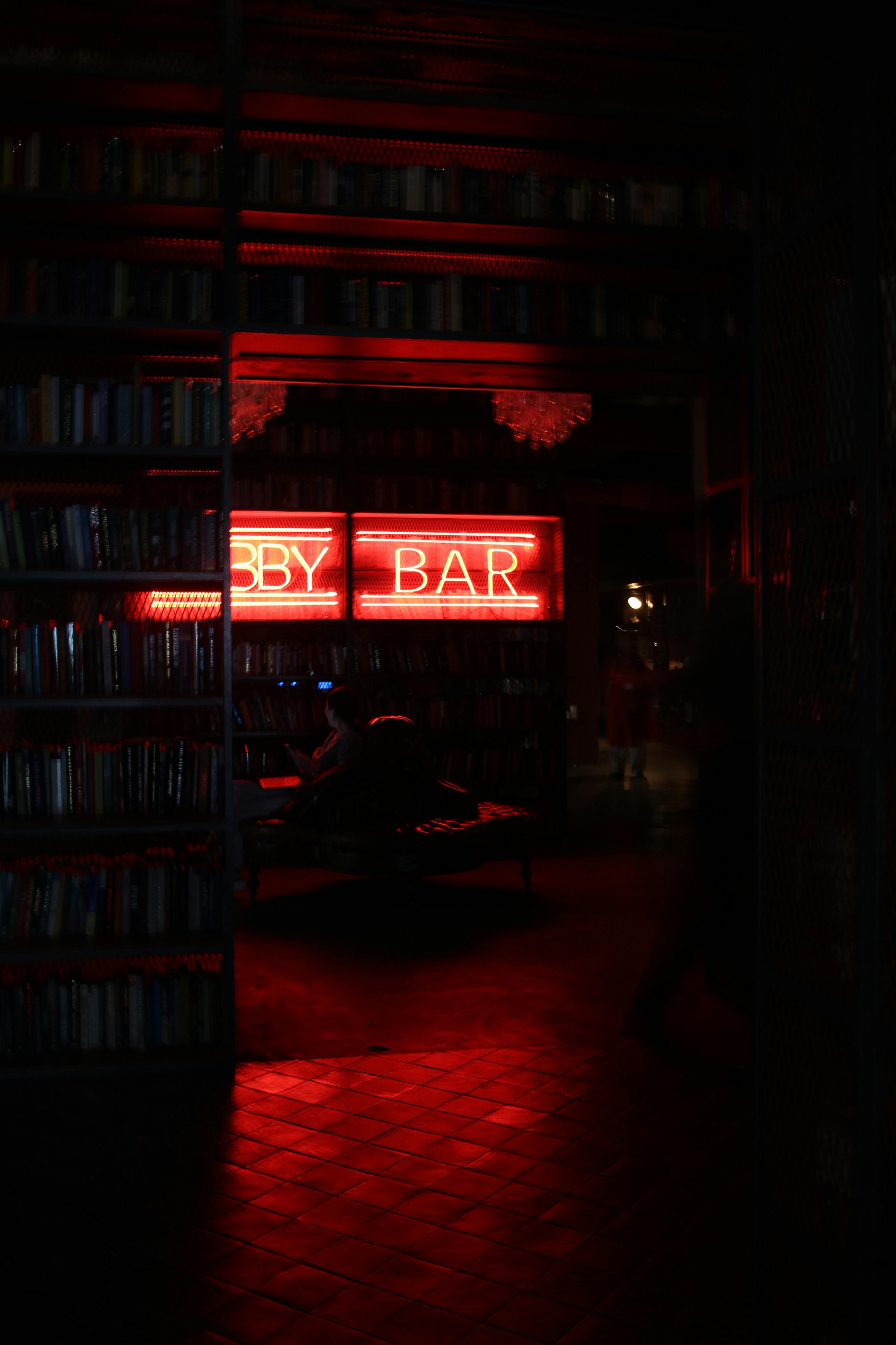 Red and White Neon Light Signage · Free Stock Photo