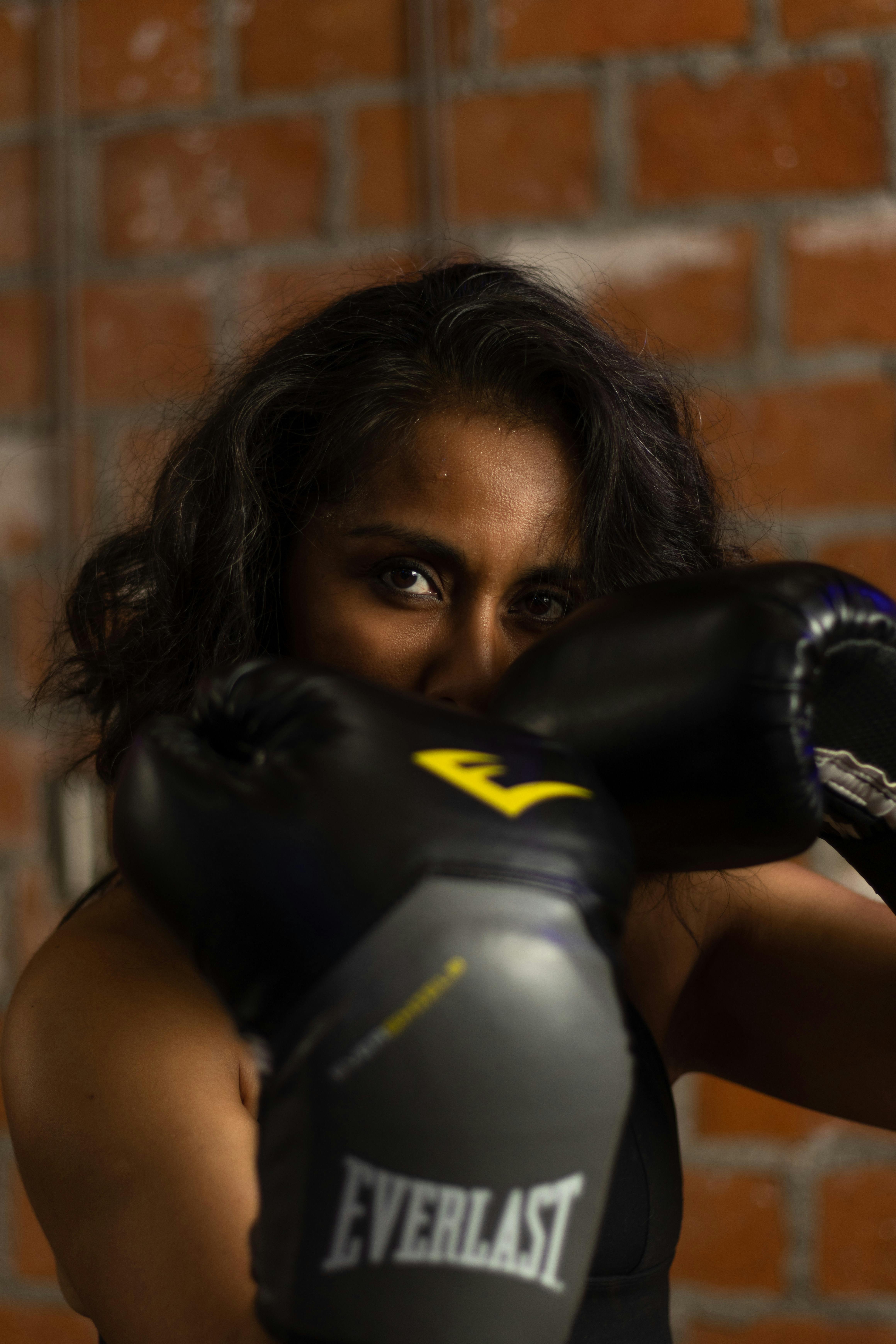Woman Wearing Boxing Gloves · Free Stock Photo