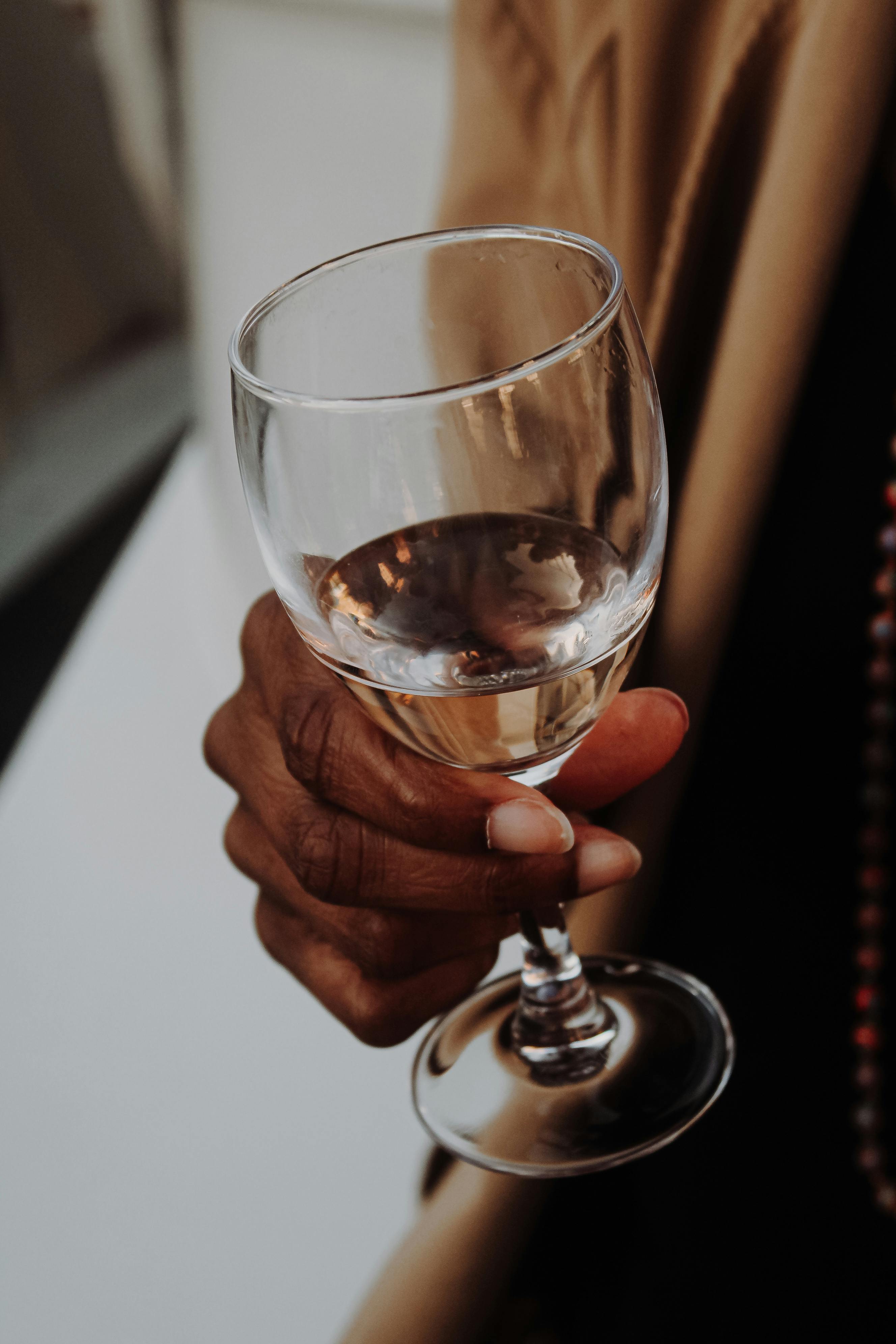 A Person Holding a Wine Glass · Free Stock Photo
