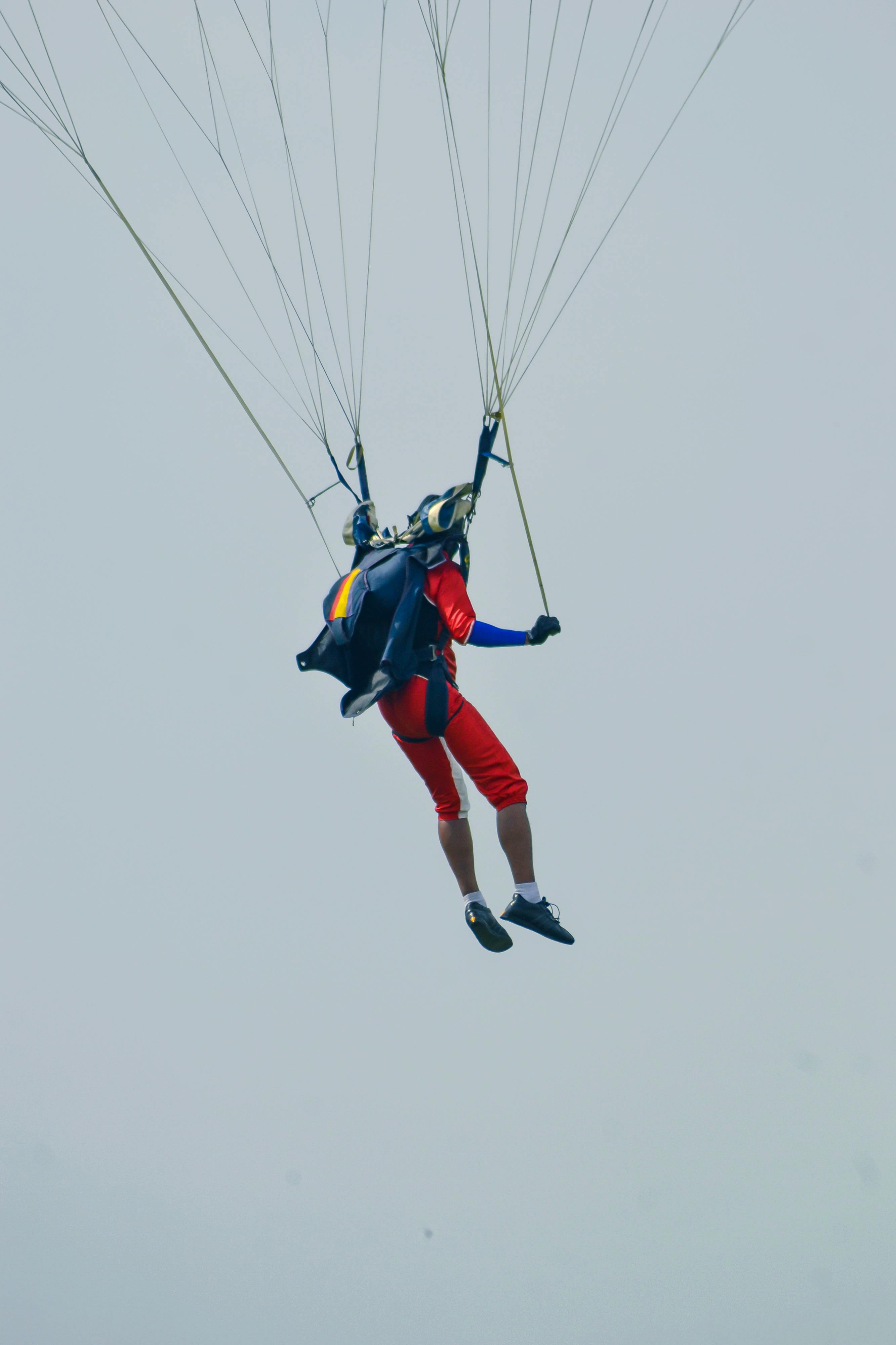 Photo of a Person Paragliding · Free Stock Photo