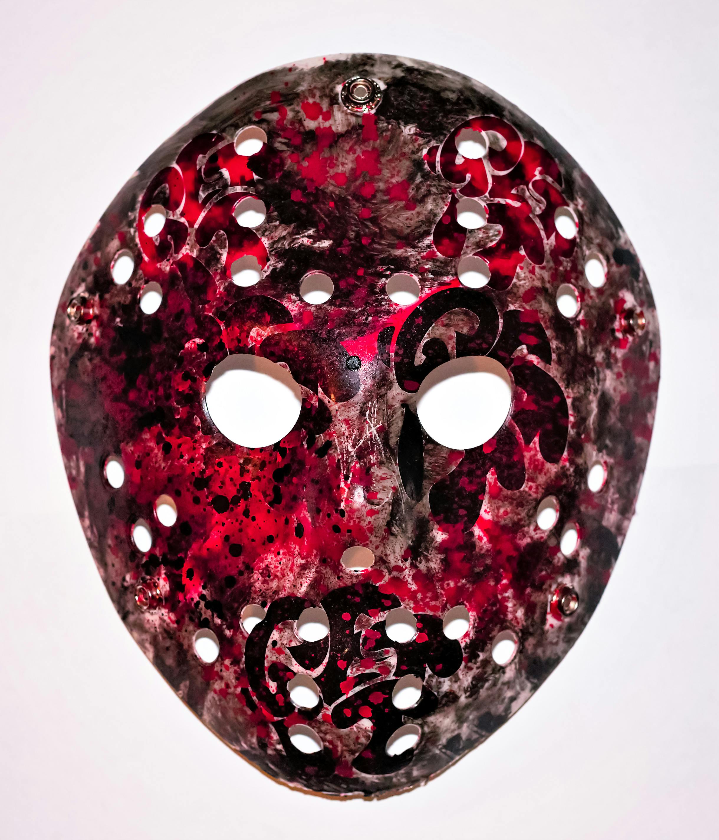 Red Mask with Holes · Free Stock Photo