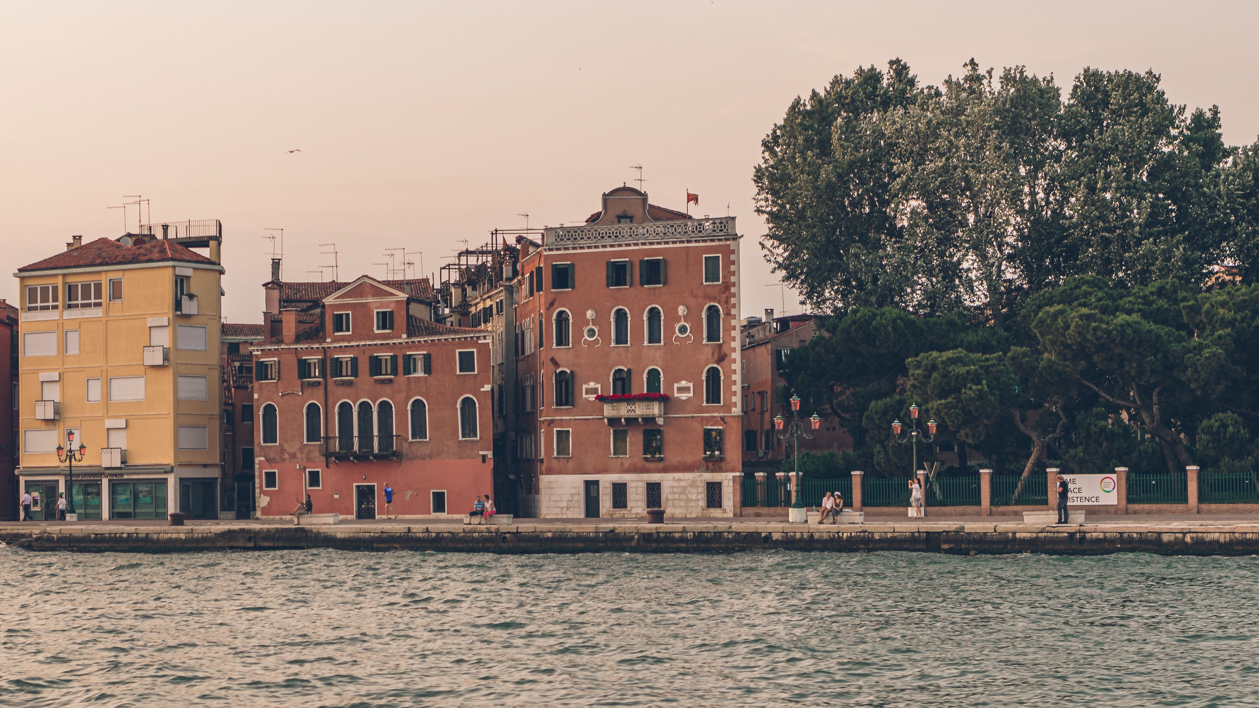 Concrete Buildings near the River · Free Stock Photo