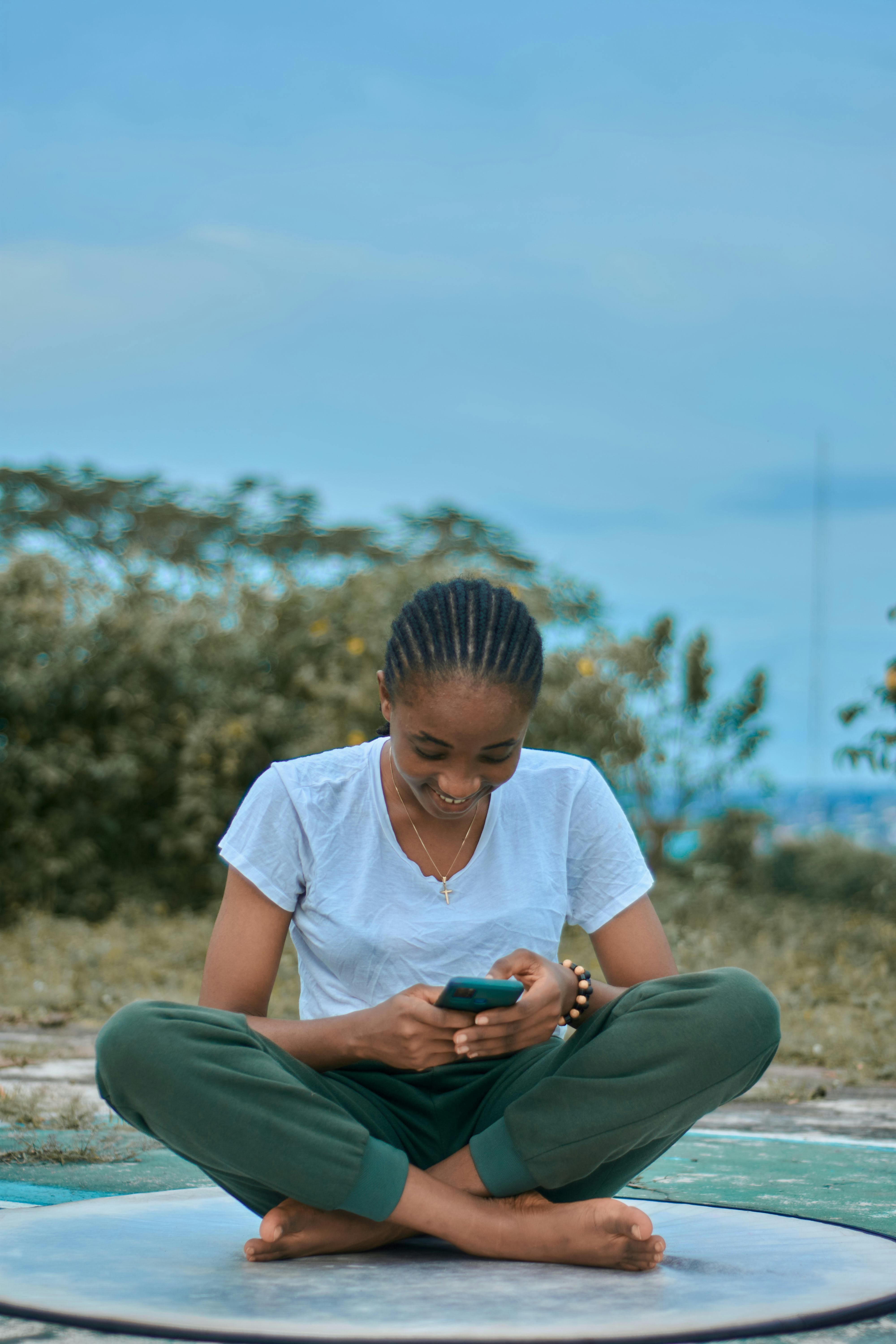 Woman using Phone · Free Stock Photo