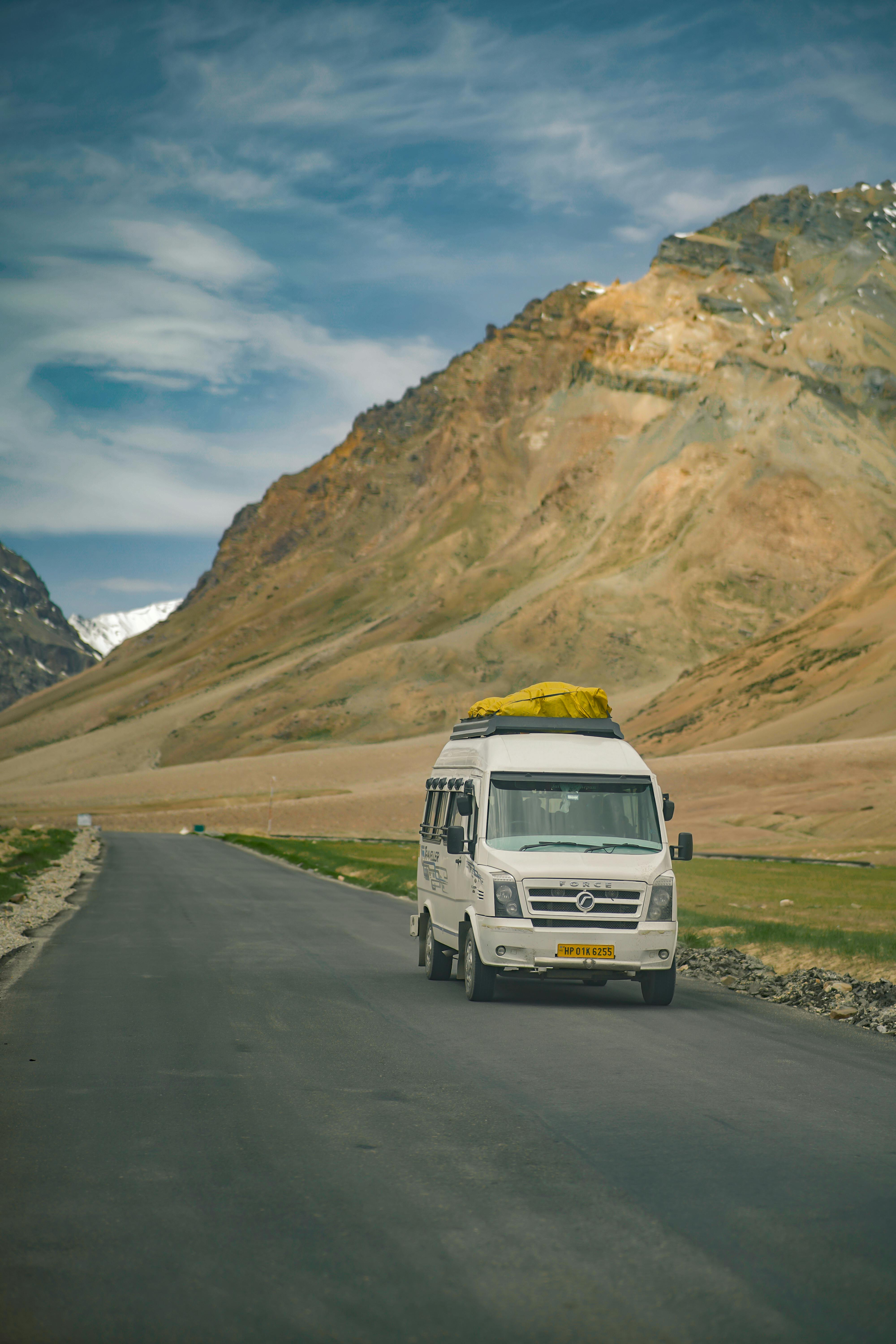 A Vehicle Moving on the Road · Free Stock Photo