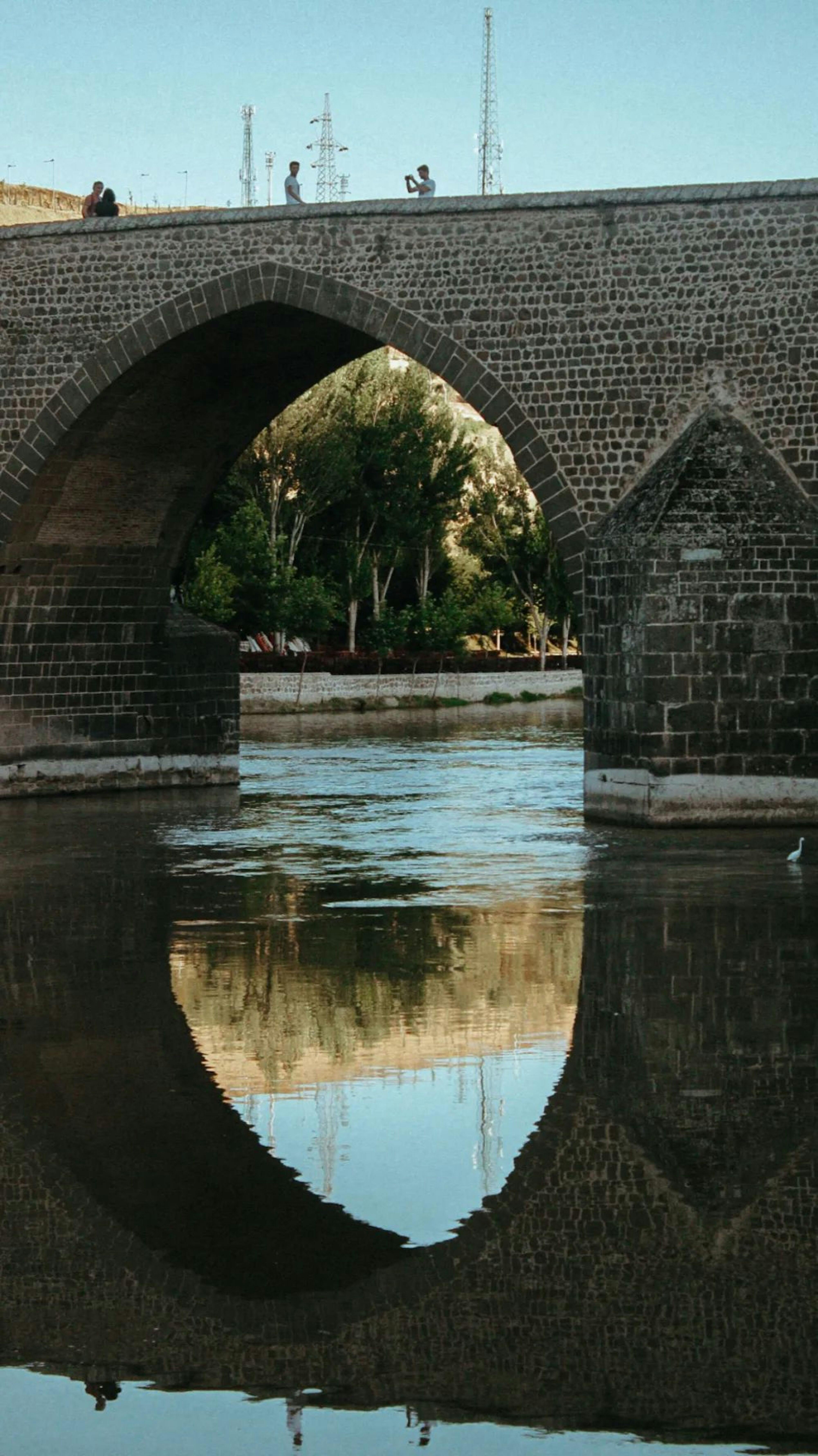 Arch Bridge Over a River · Free Stock Photo