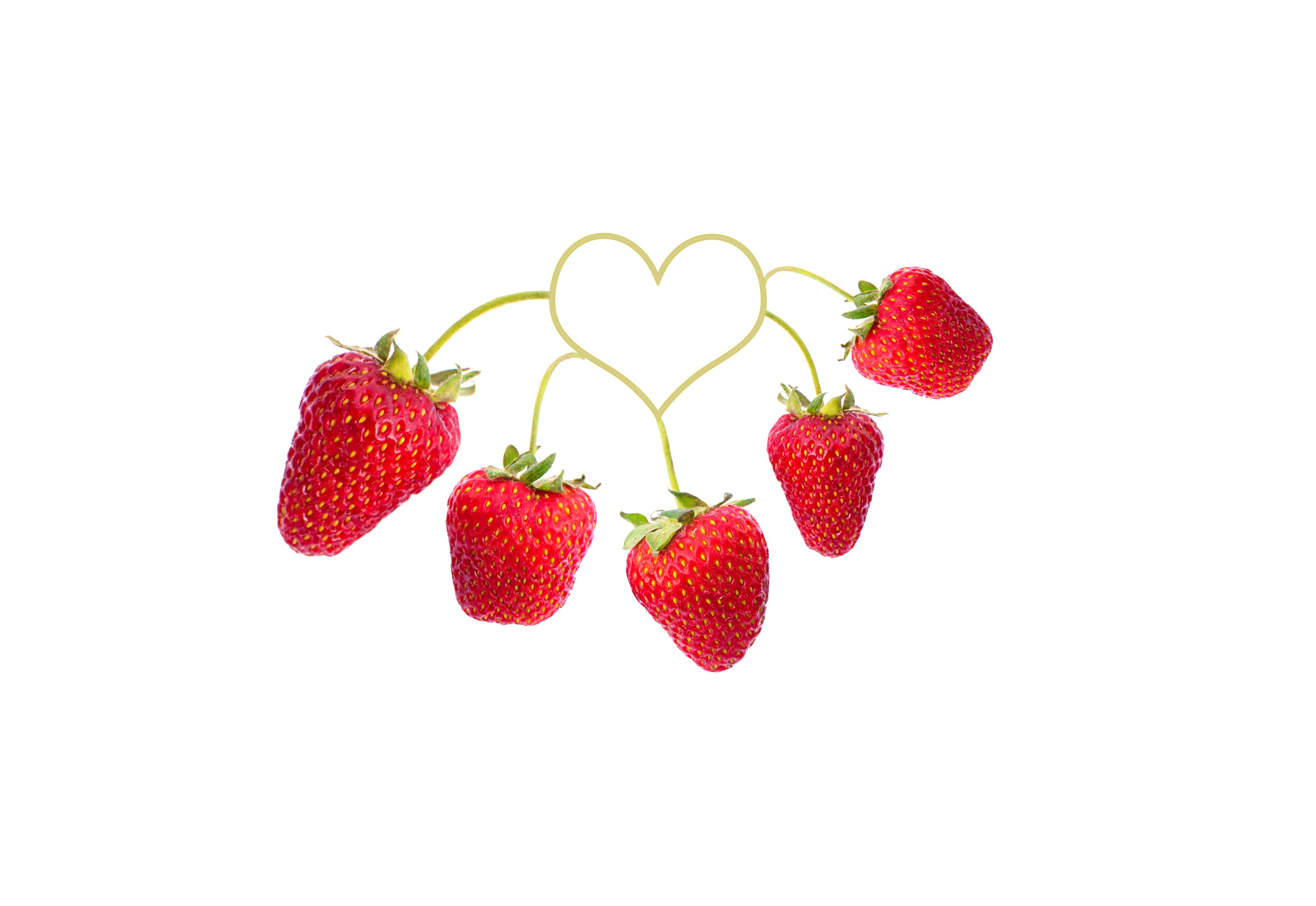 Close-up Photo of Five Strawberries · Free Stock Photo