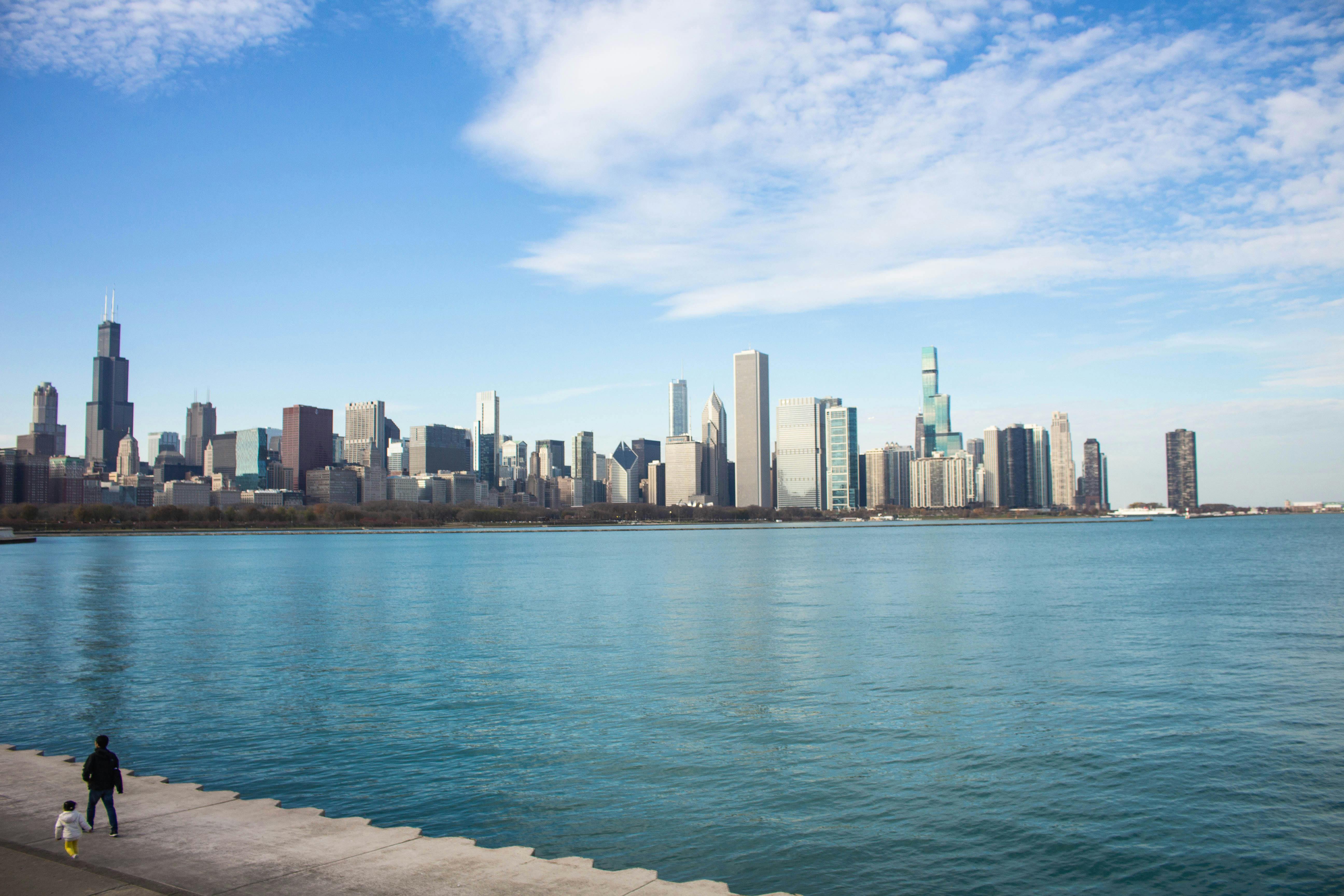 Beautiful Landscape Chicago View Urban Photography Modern Architectural ...