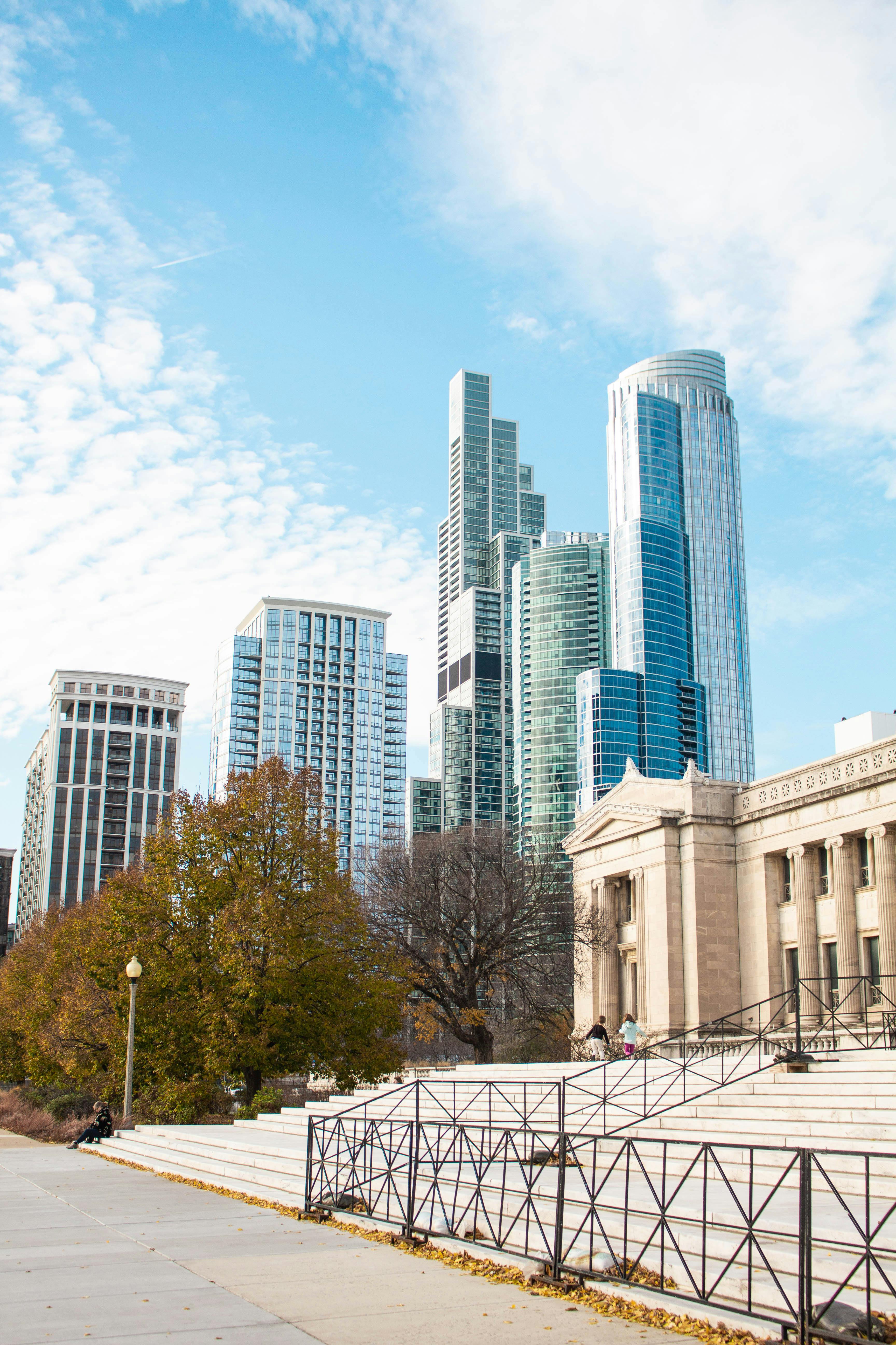 Portrait Urban Photography Modern Architectural Design Chicago 4K ...