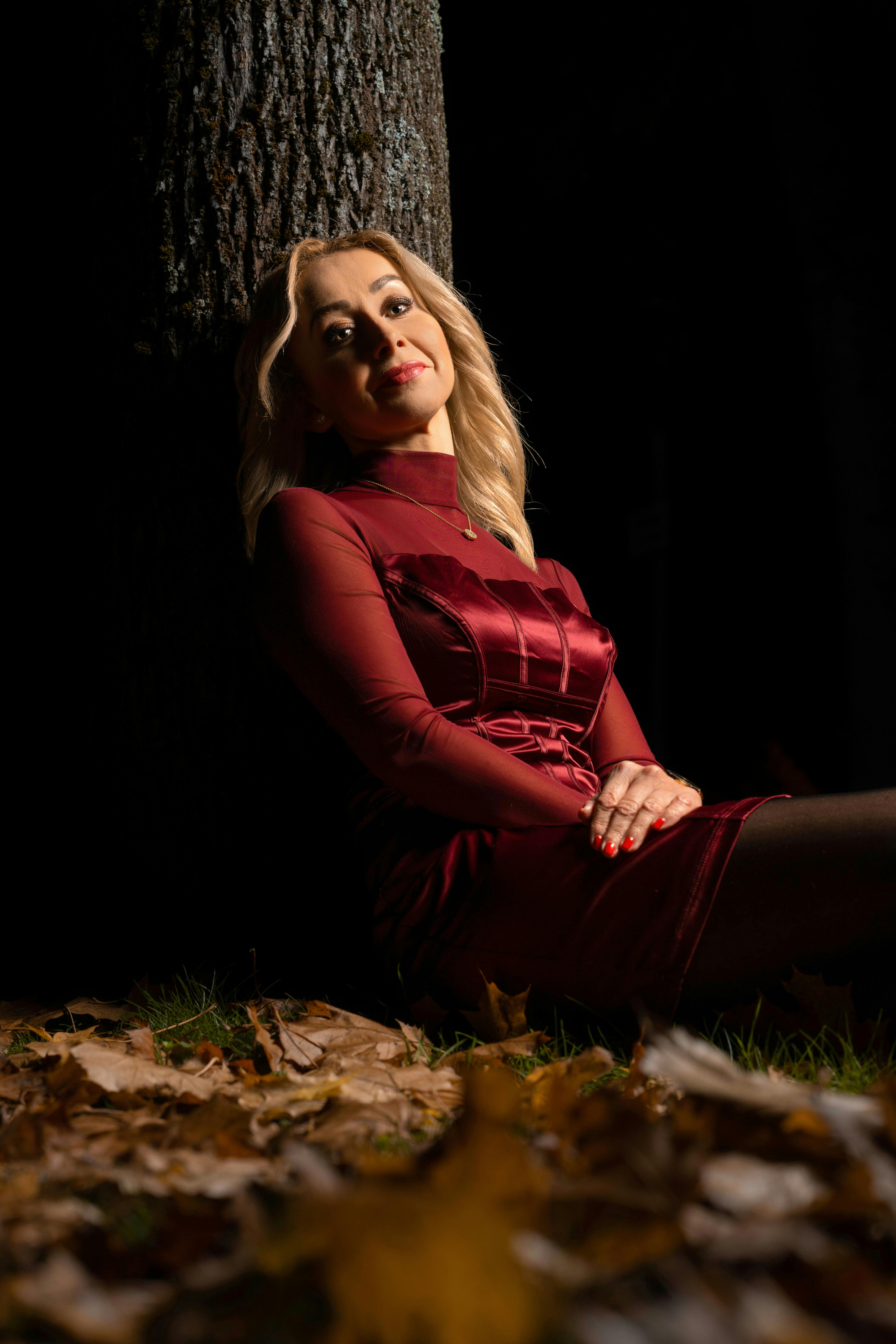Photo of a Woman Camping in a White Tent · Free Stock Photo