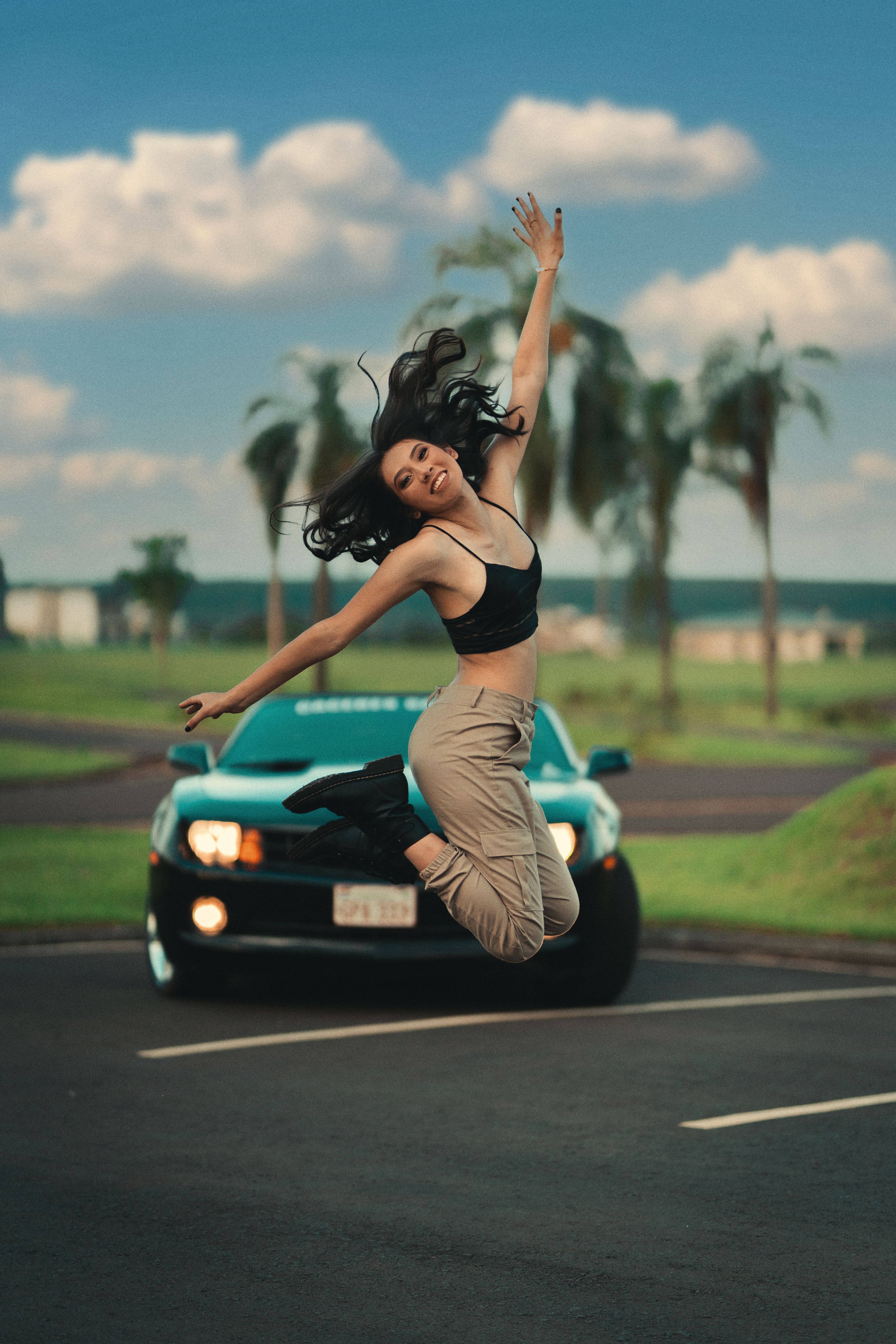 Car Women Jumping Photos, Download The BEST Free Car Women Jumping ...