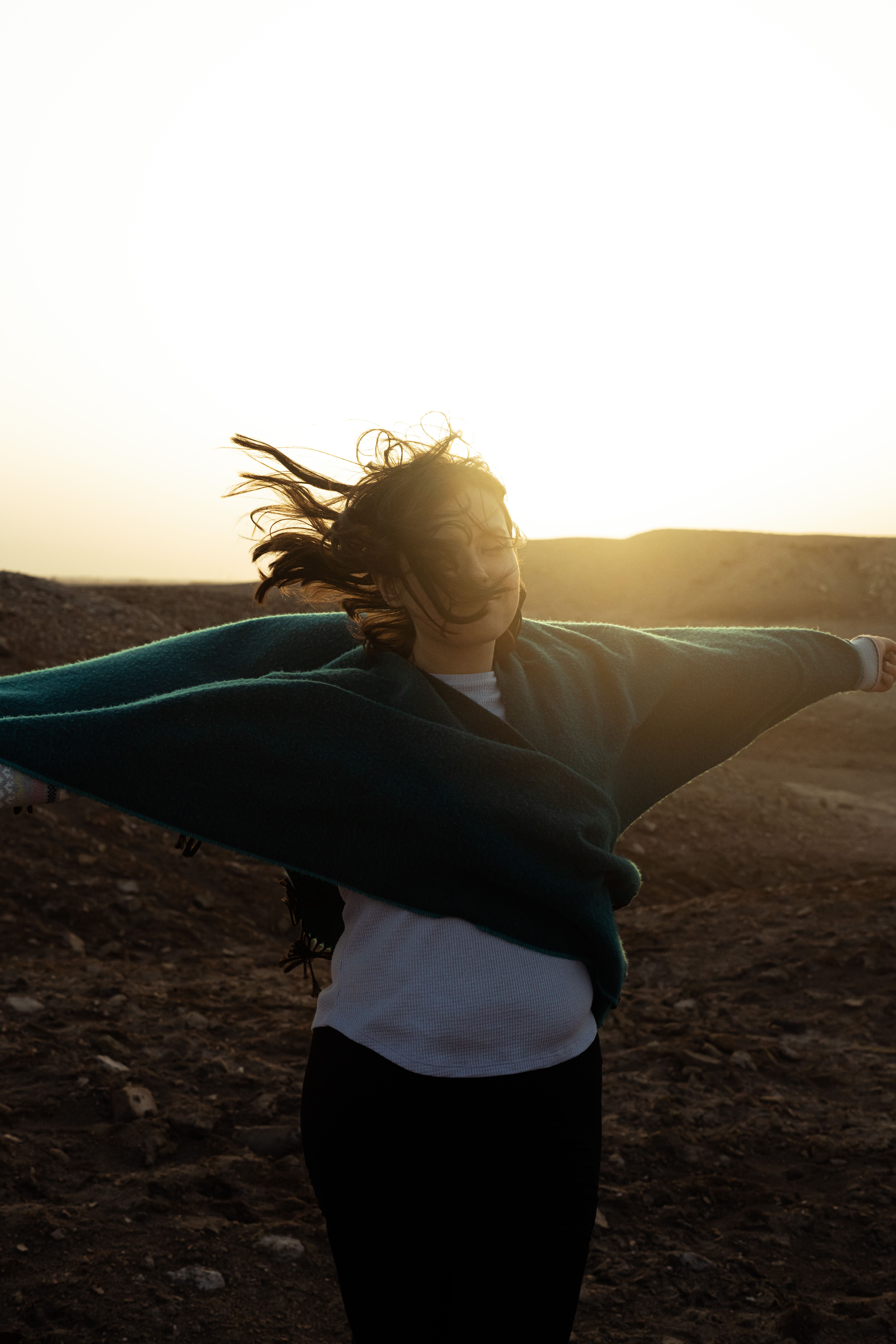 Free Woman with Dishevelled Hair · Free Stock Photo