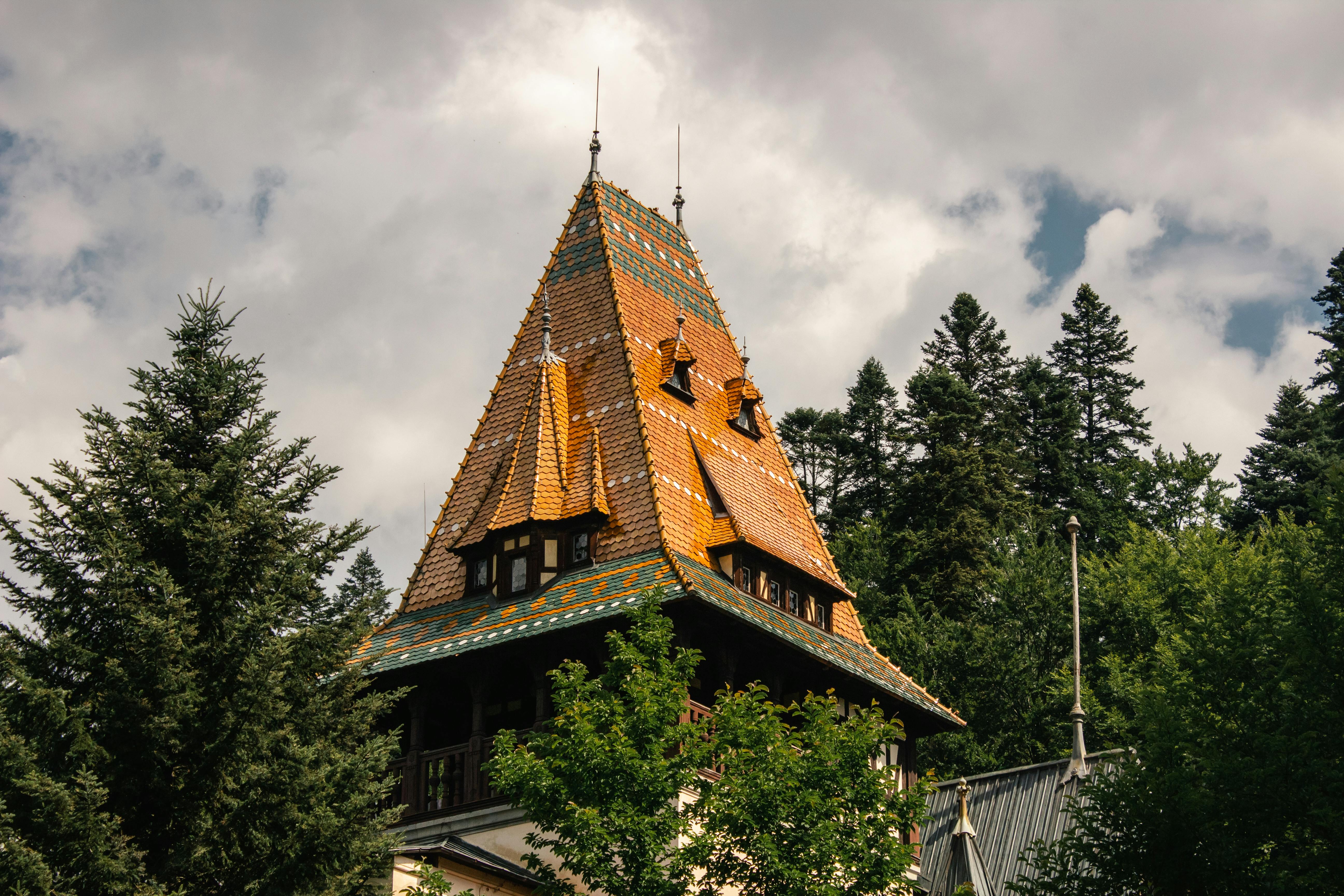 Roof of a Tower of the Pelișor Castle in Sinaia, Romania · Free Stock Photo