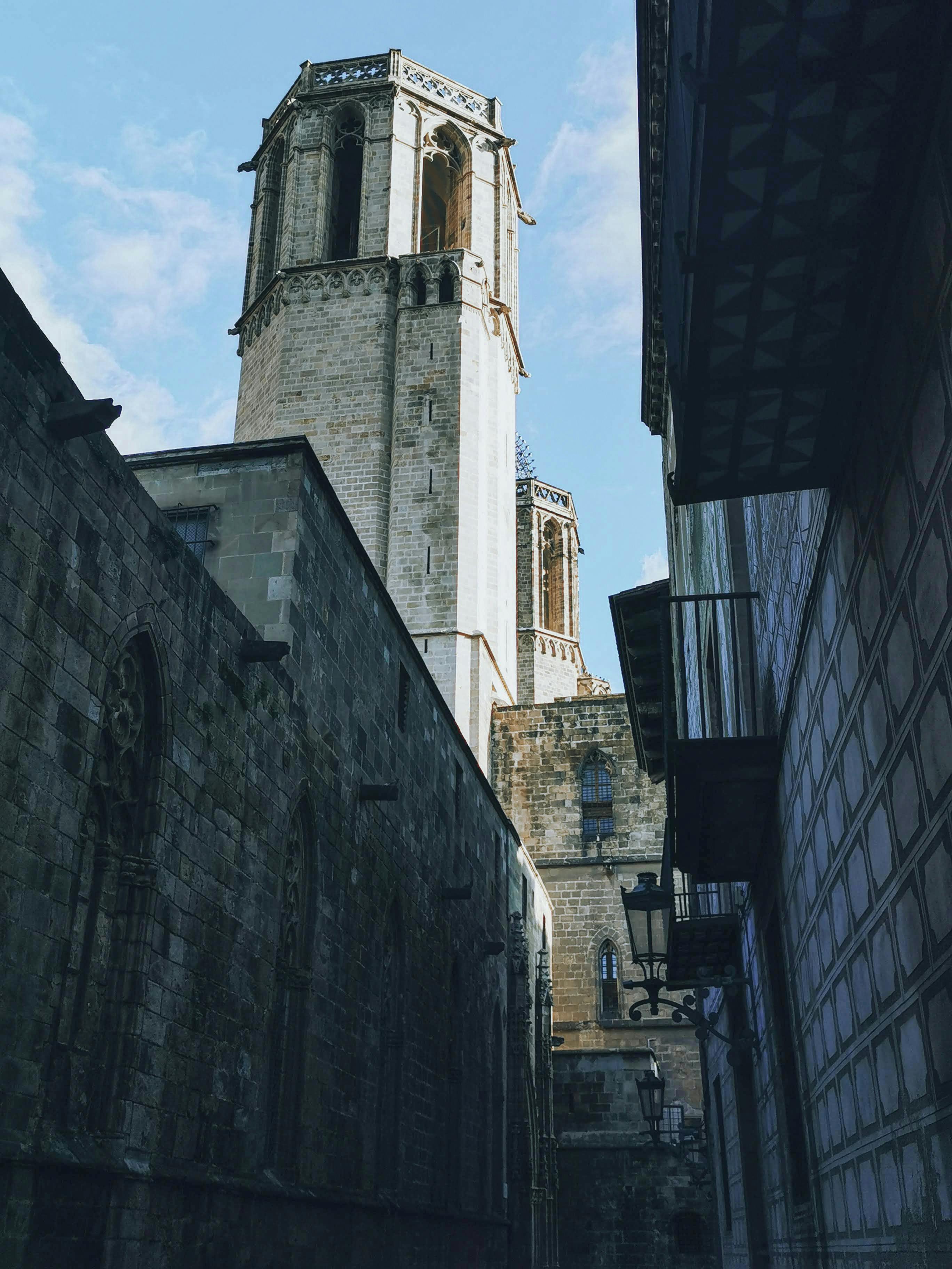 Gothic Church with Tower · Free Stock Photo