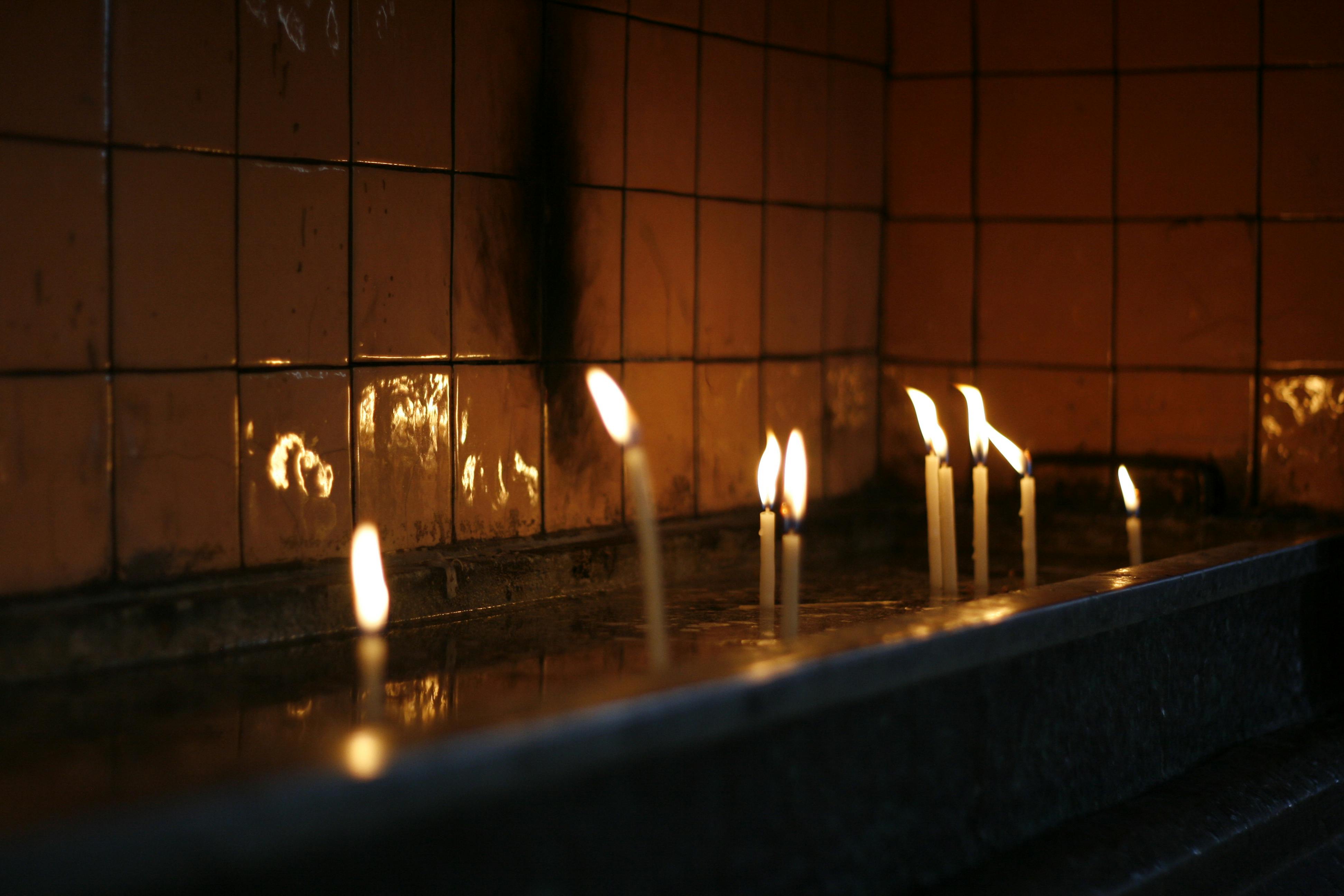 Orange Candle · Free Stock Photo