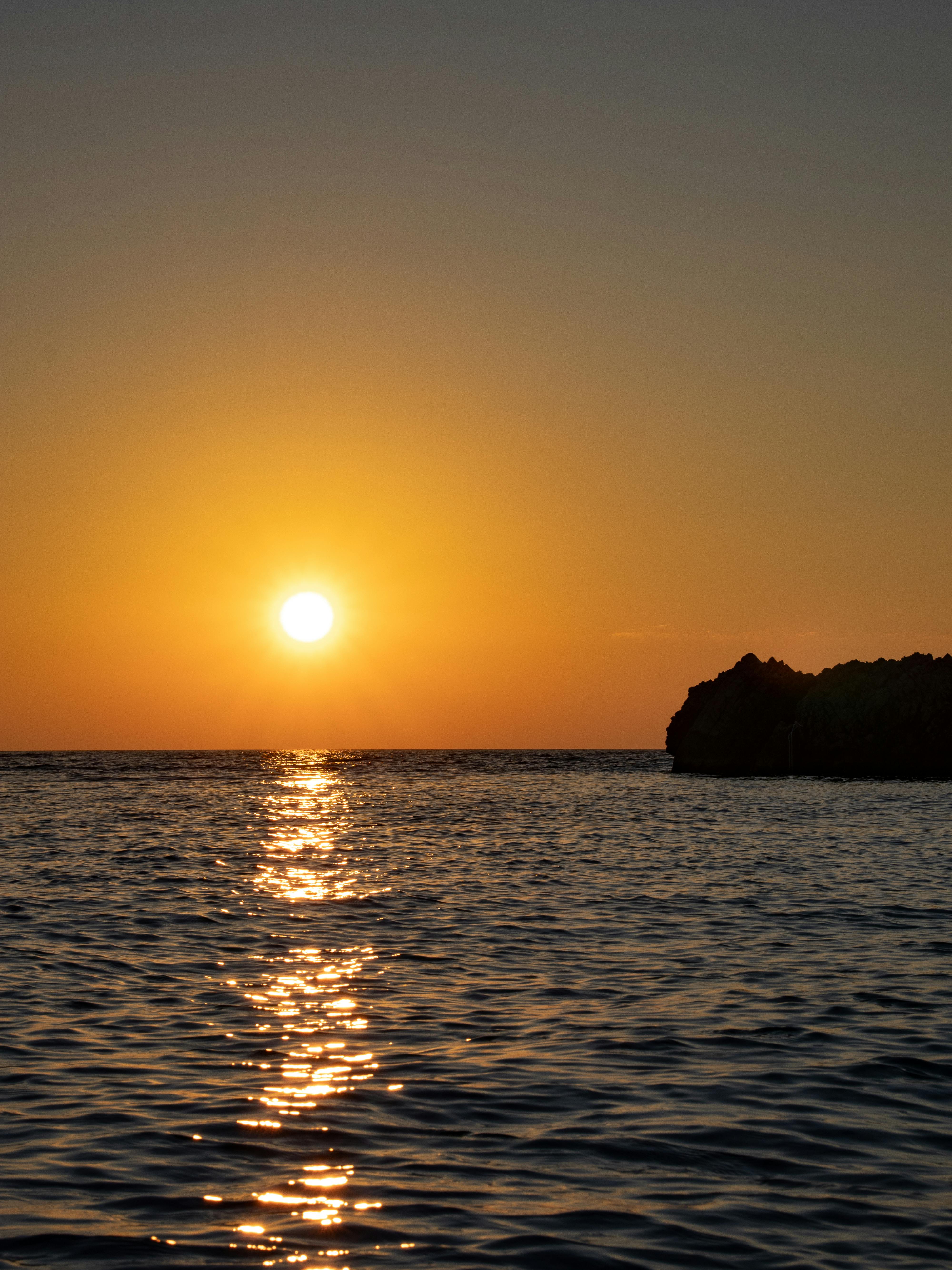 Sunset at Sea · Free Stock Photo