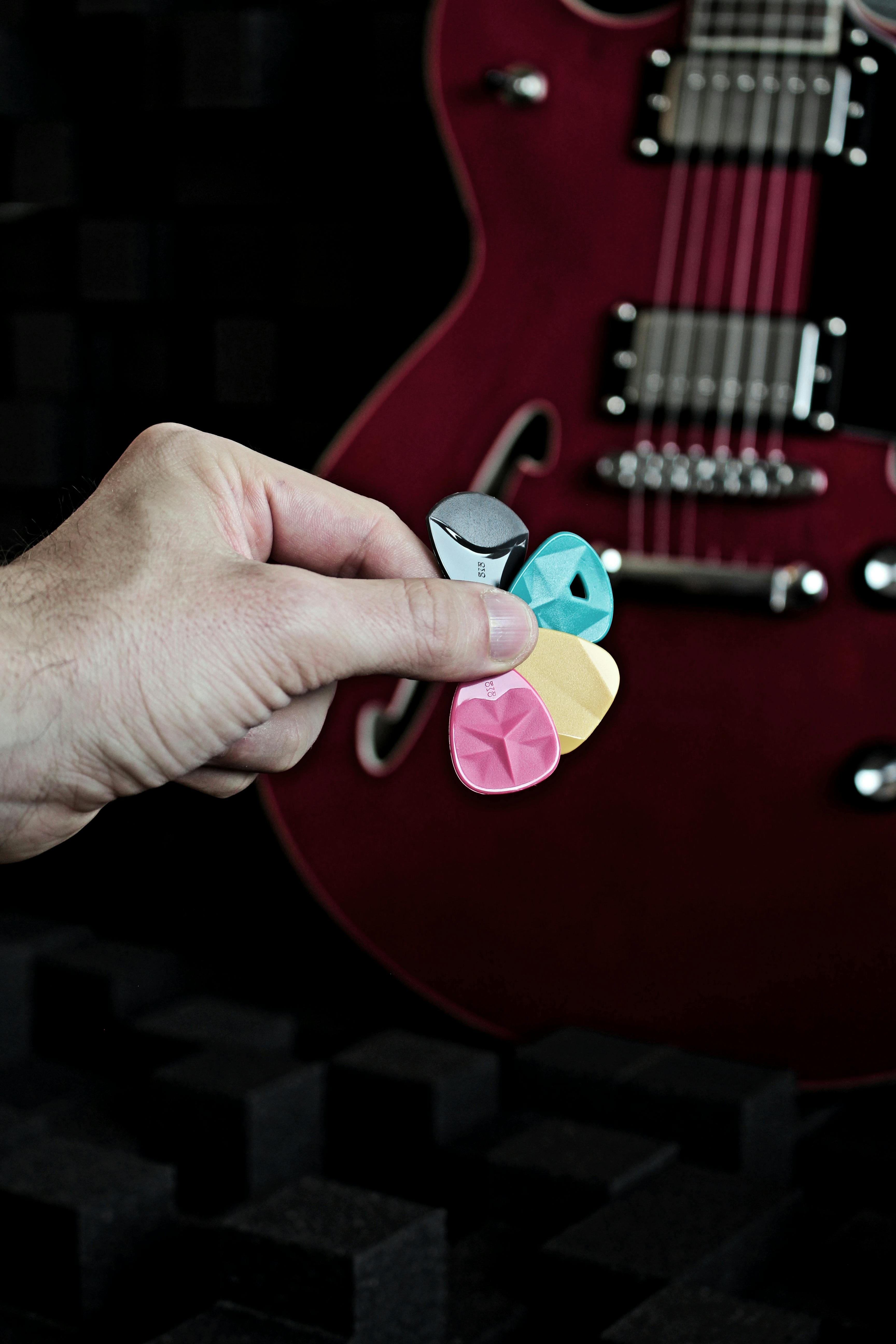 Close-up Photo of a Black Plectrum · Free Stock Photo