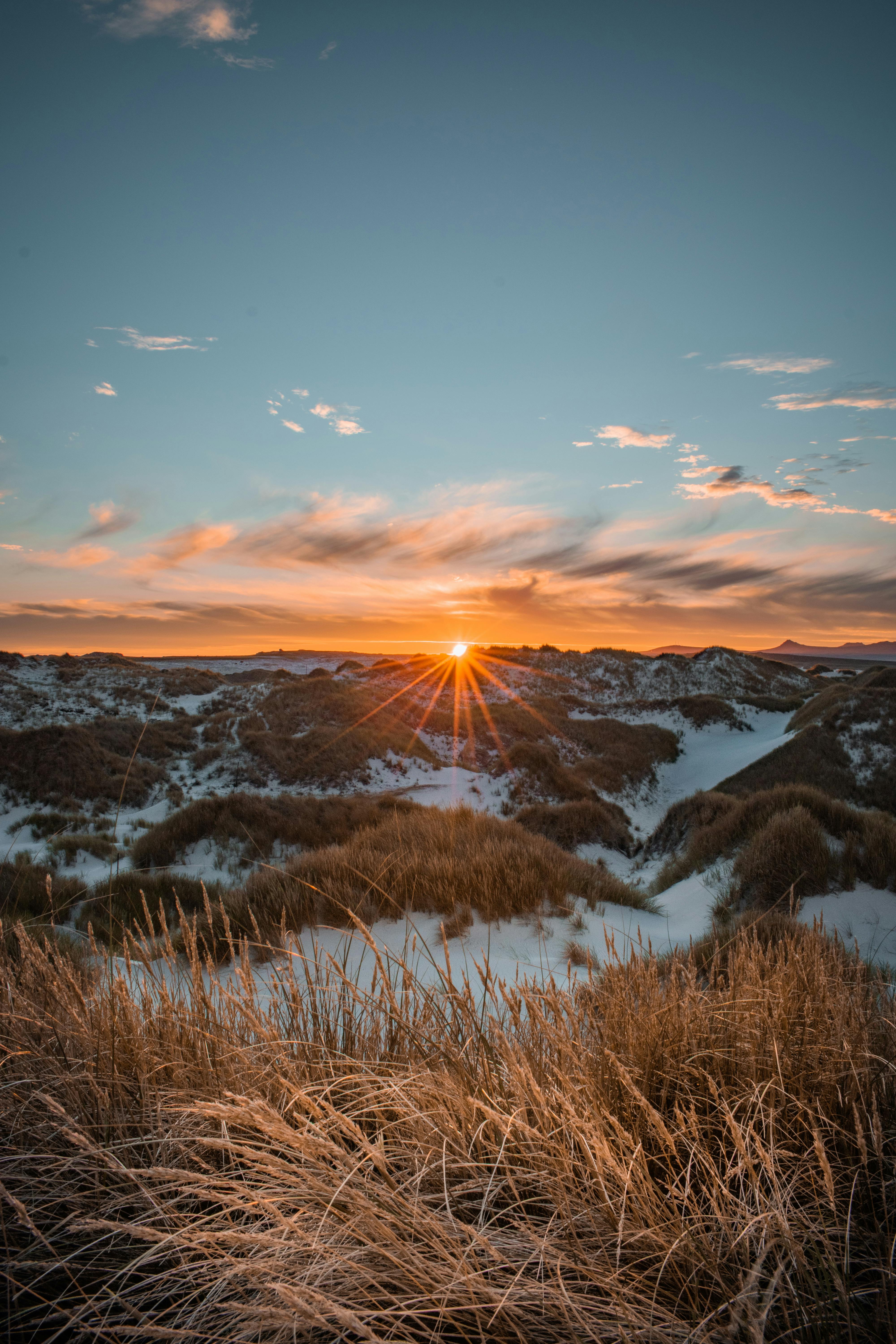 Sunset over York Bay Sand Dunes · Free Stock Photo