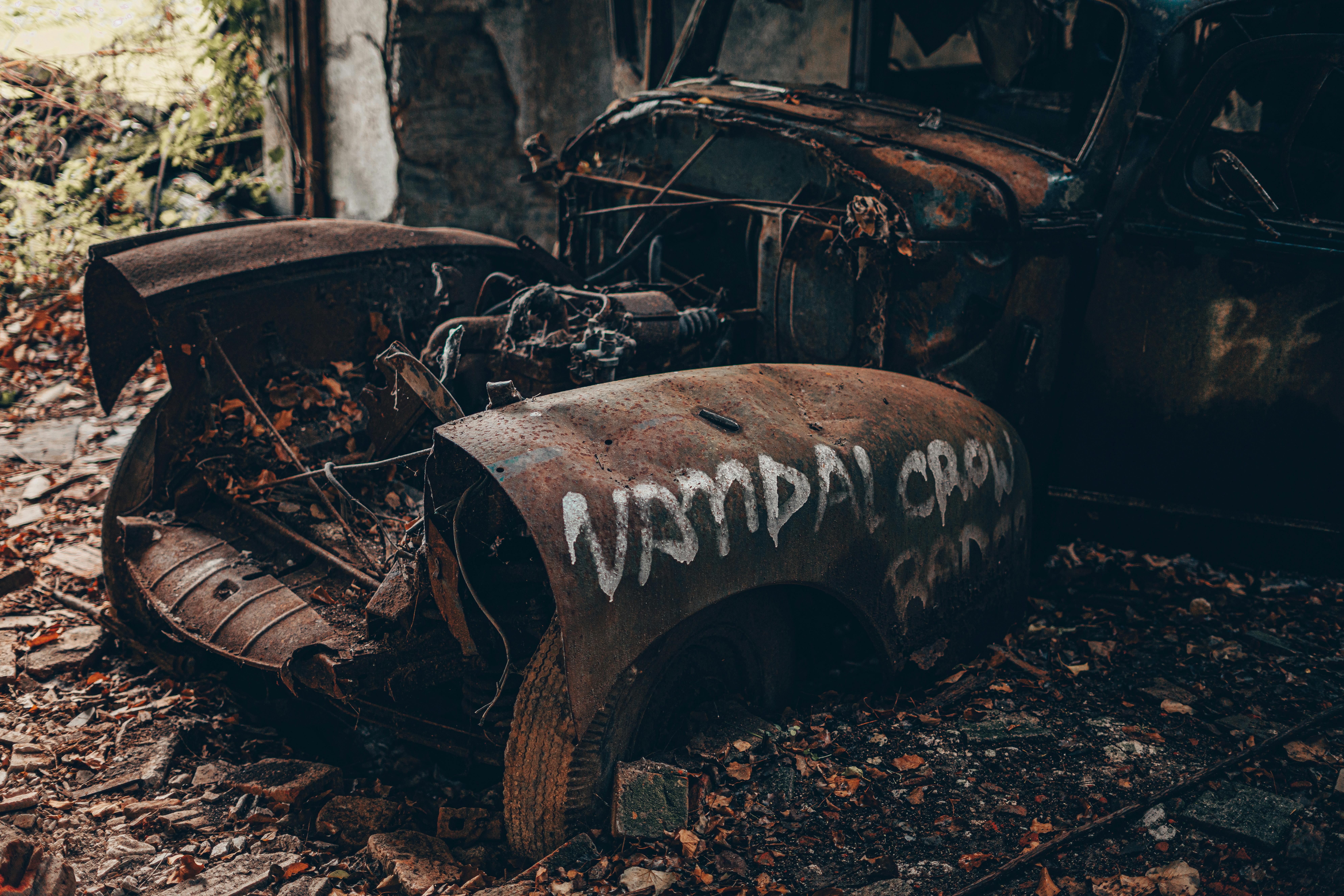 Photo of an Abandoned Vehicle · Free Stock Photo