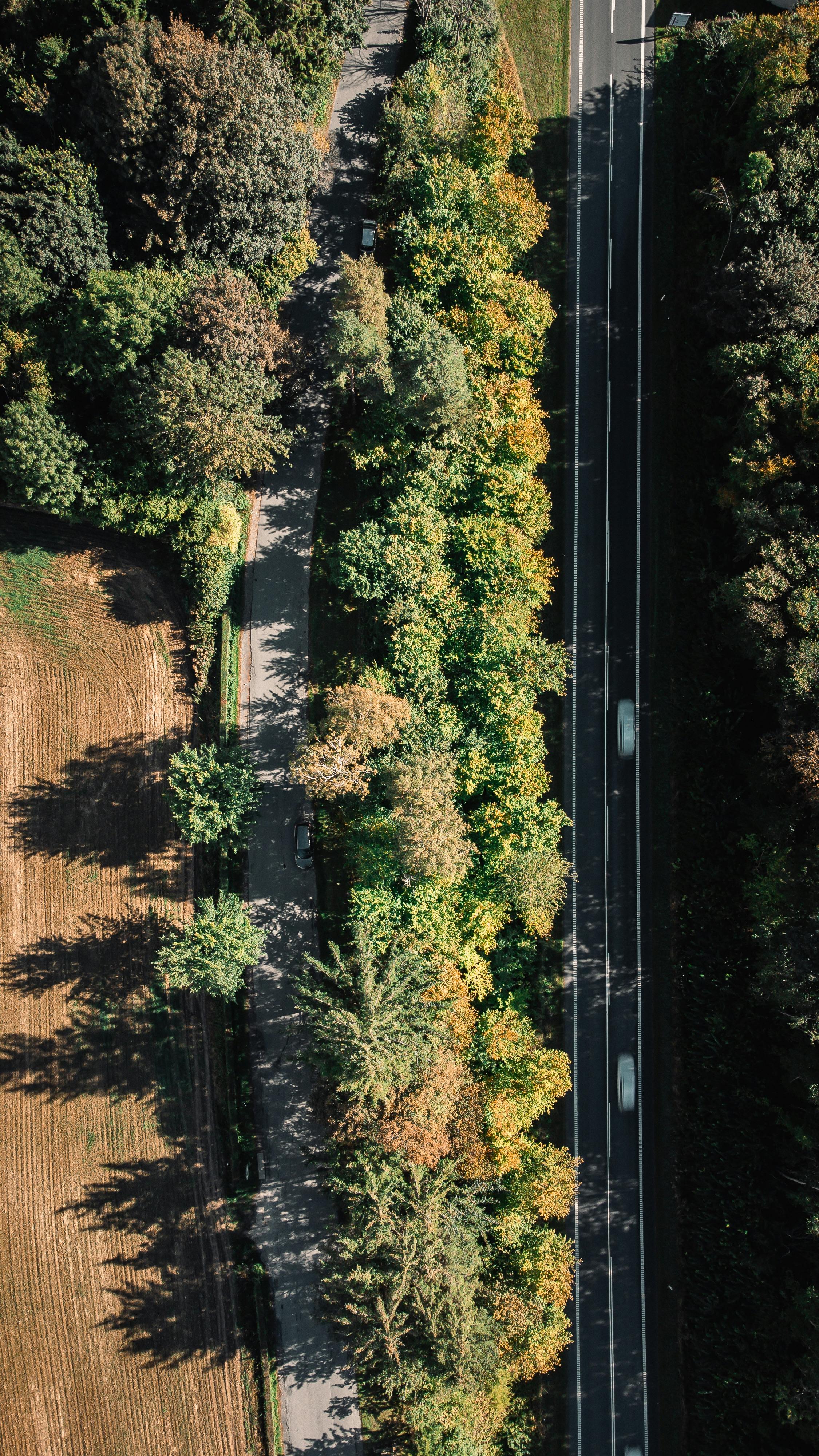 Birds Eye View of a Semi Truck · Free Stock Photo