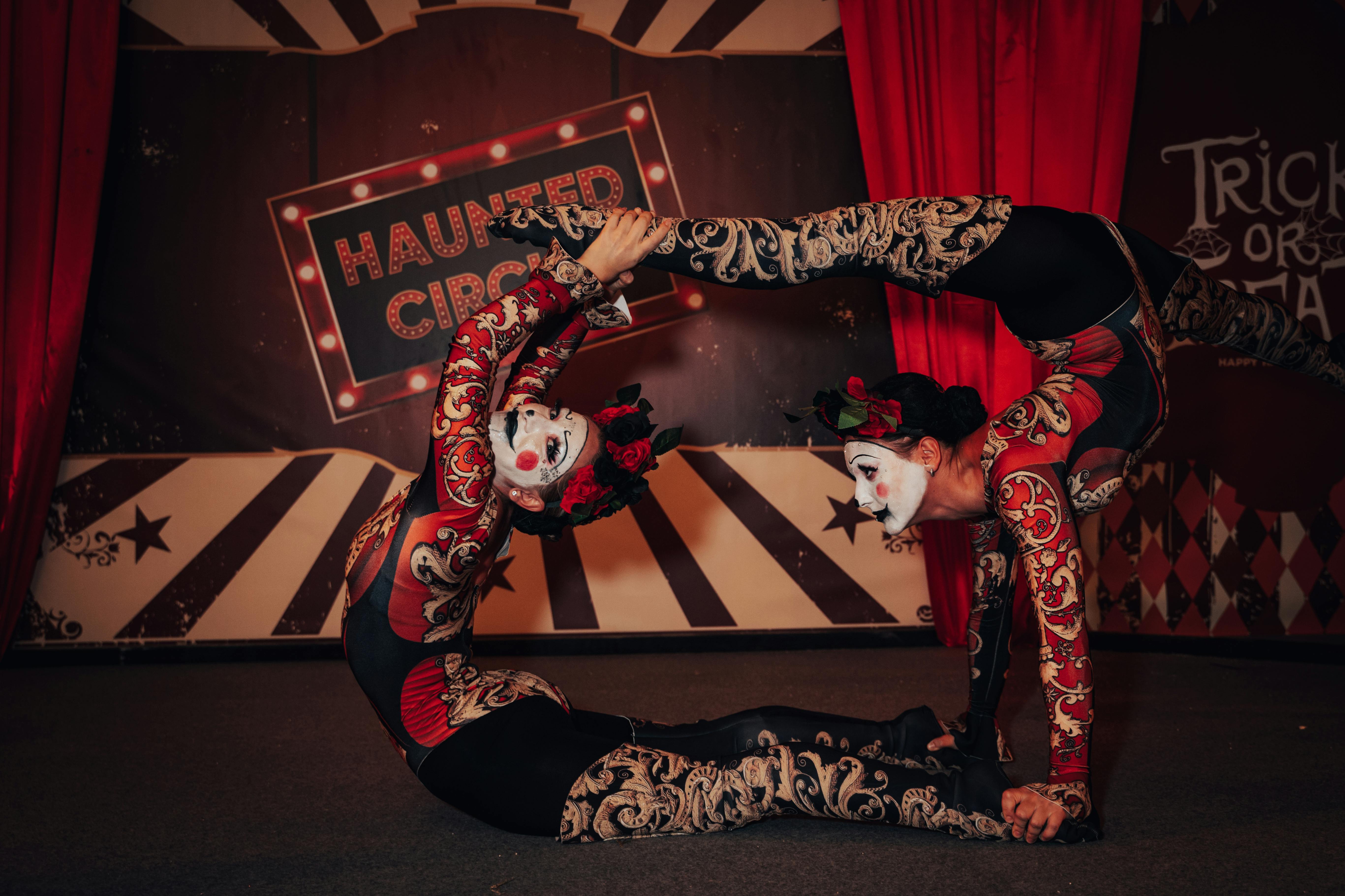 People Performing a Contortion Act · Free Stock Photo