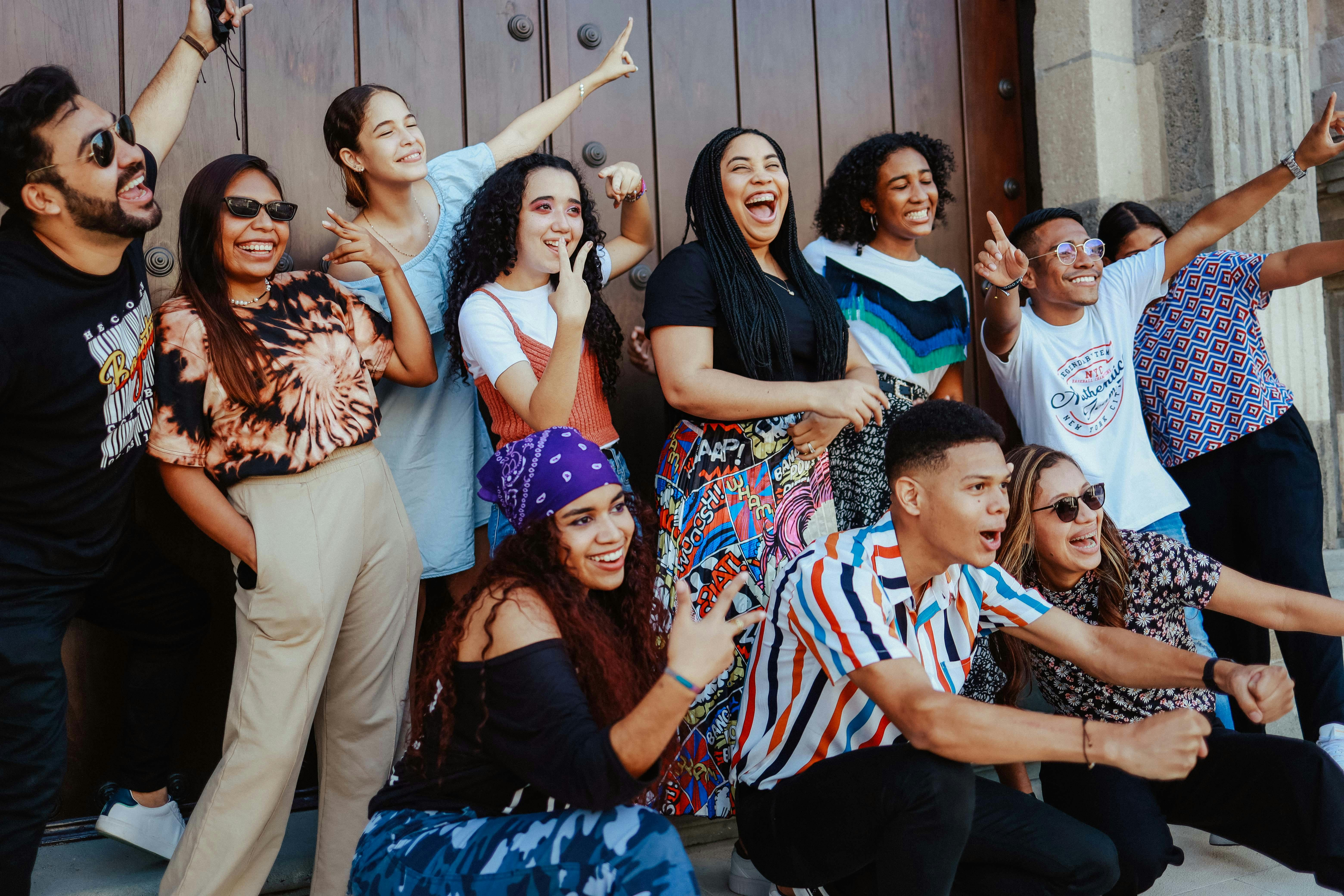 Group of People Posing for a Photo · Free Stock Photo