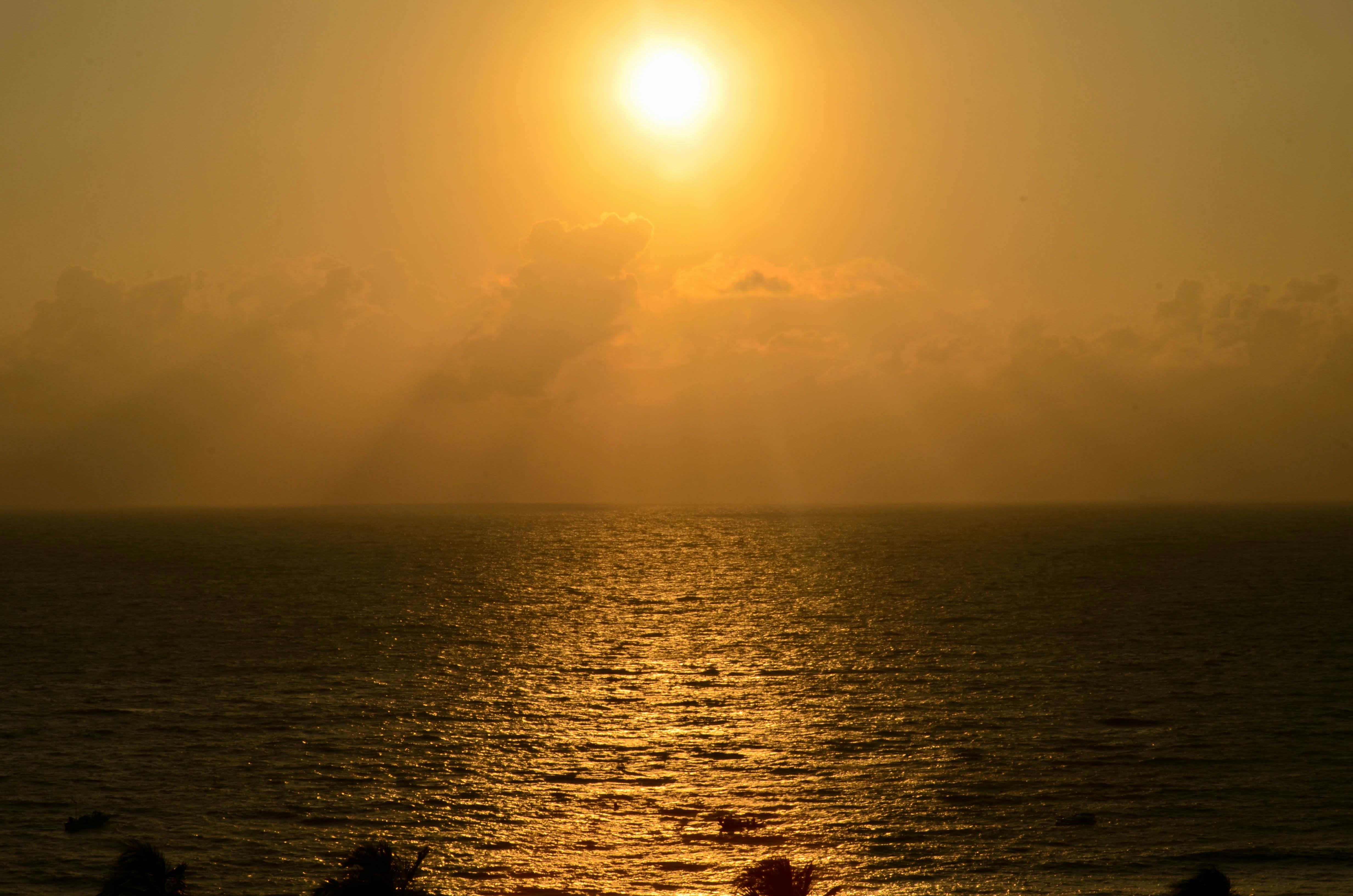 Open Sea During Sunset · Free Stock Photo