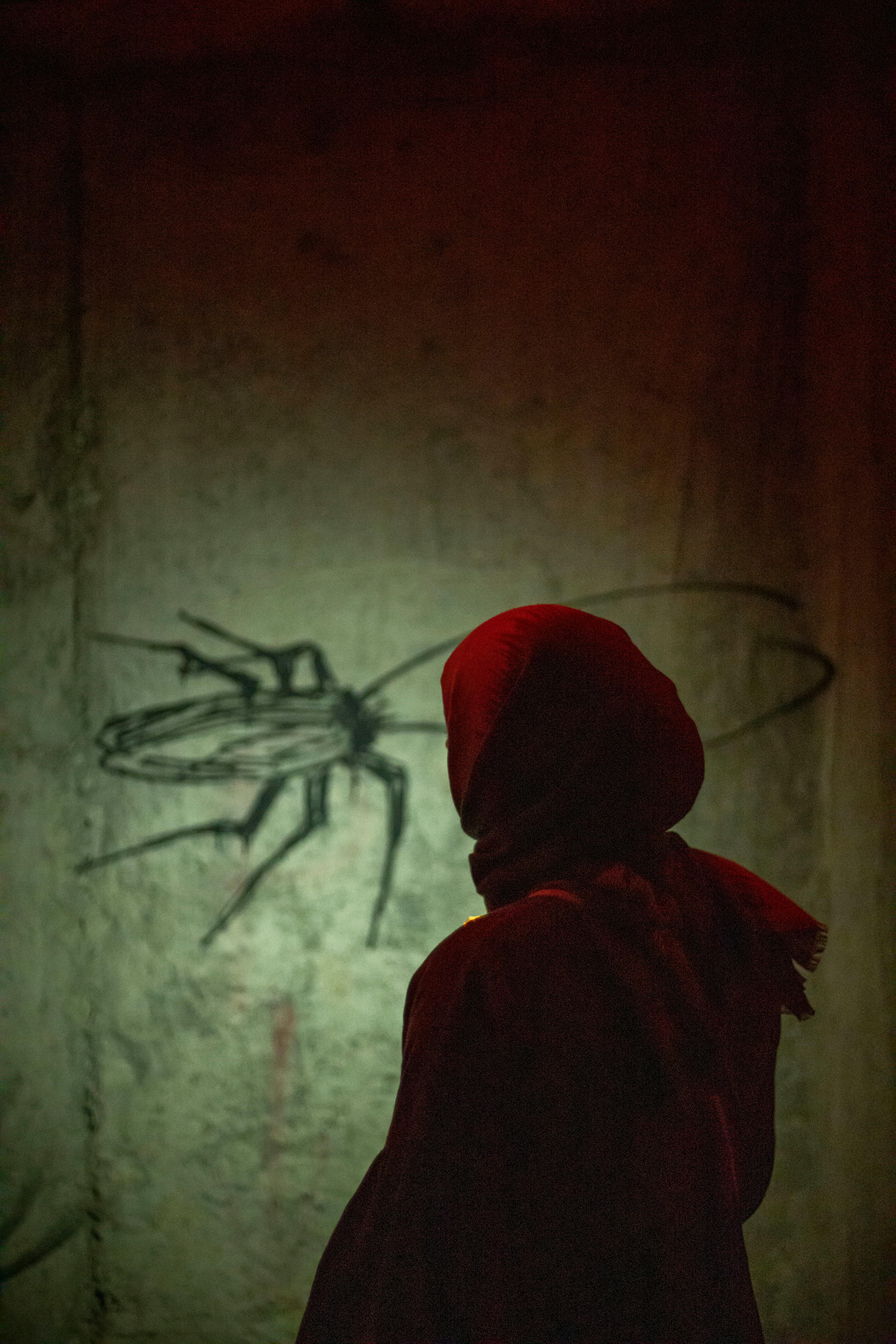 Person in Red Hoodie Standing · Free Stock Photo