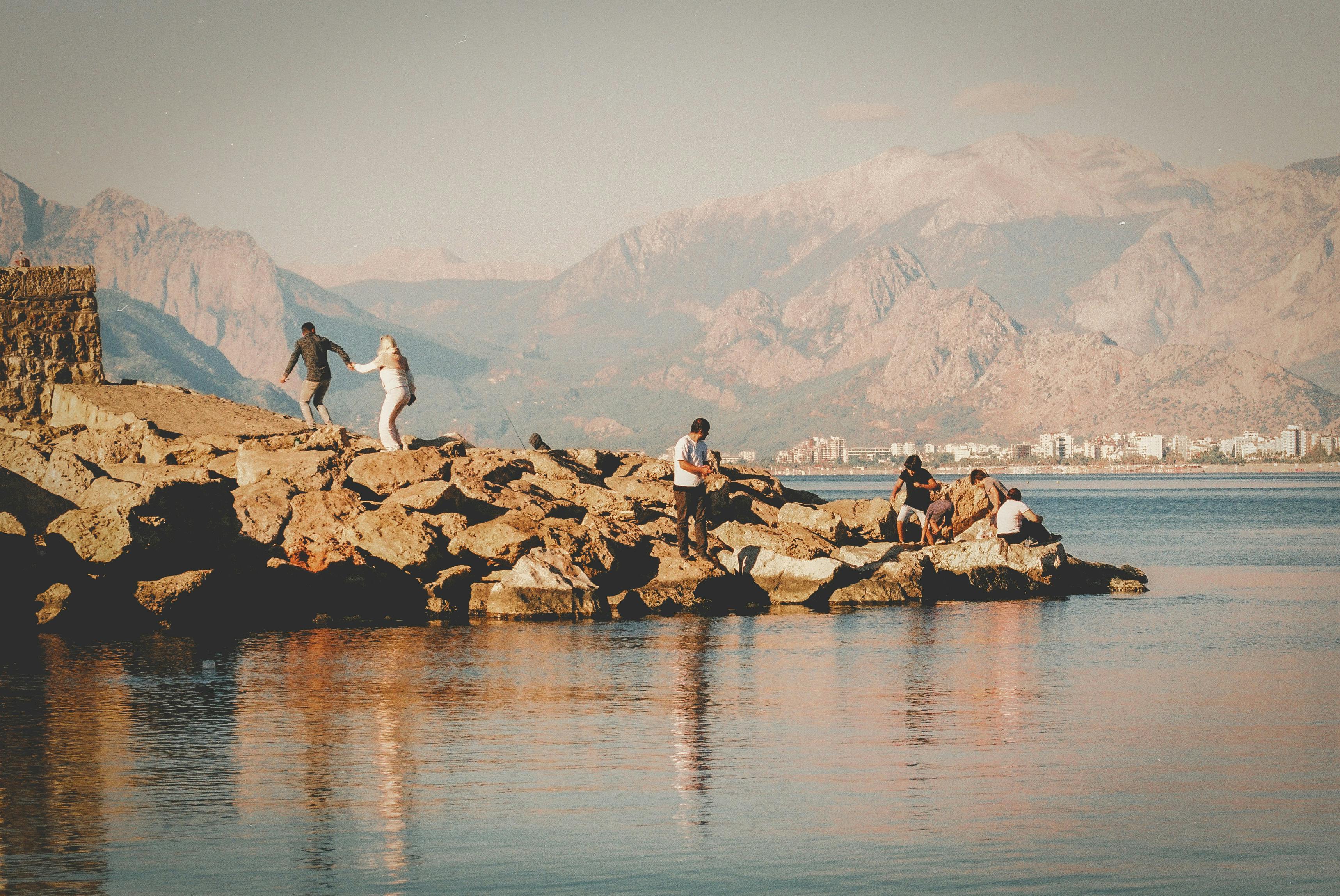 People Swimming at Sea · Free Stock Photo