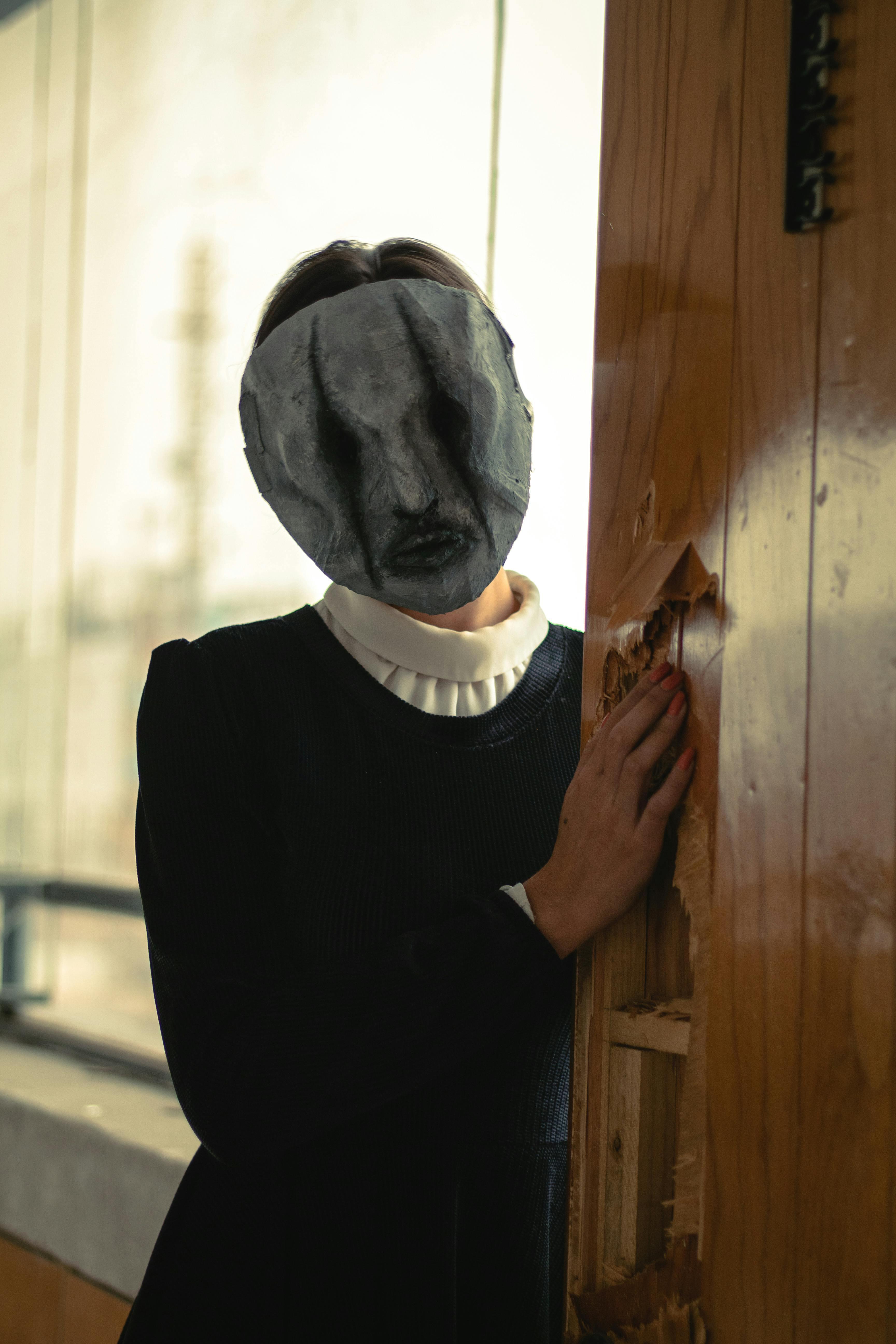 Women Mask Hiding Pretending Photos, Download The BEST Free Women Mask ...