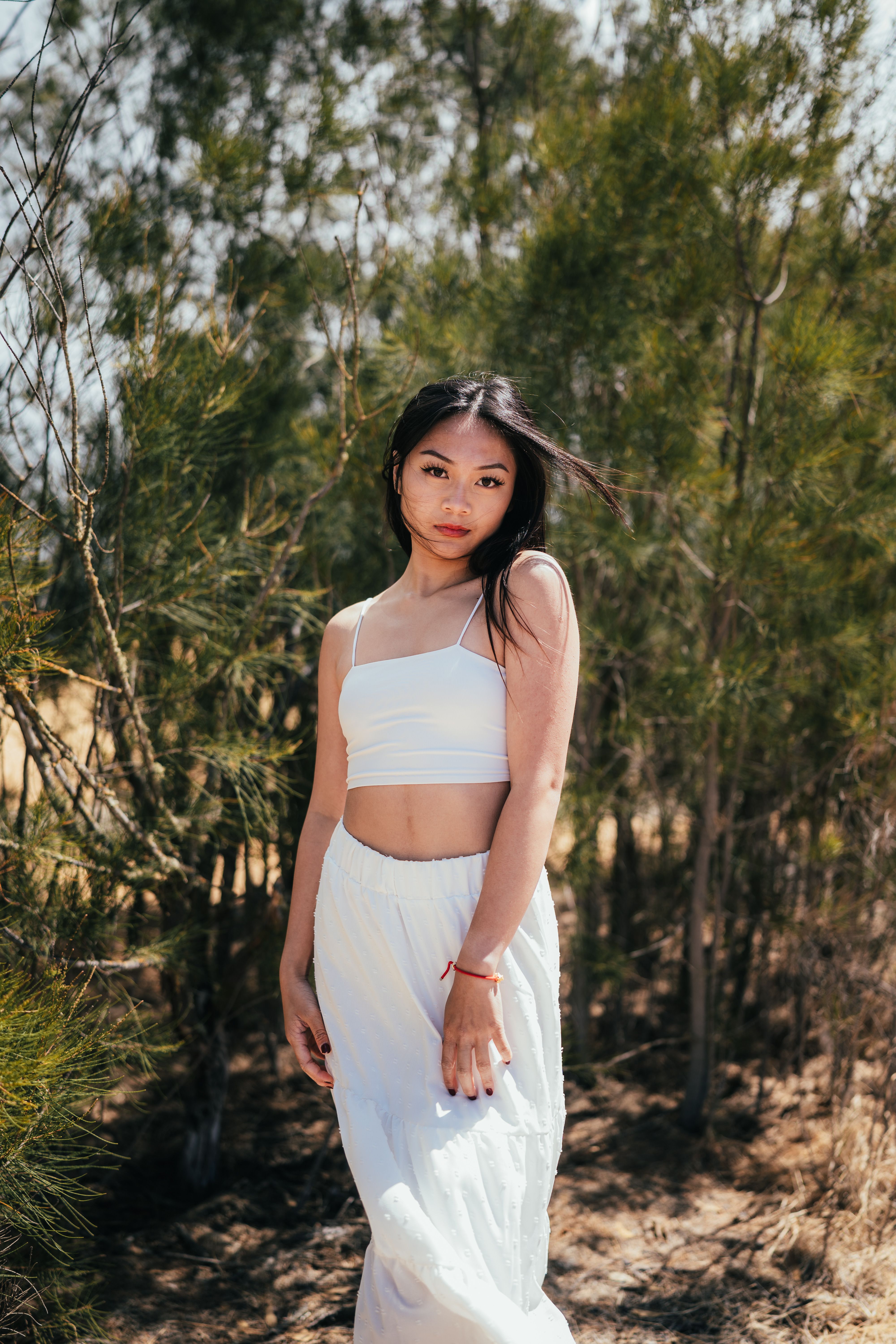 Model Posing in Summer Outfit · Free Stock Photo