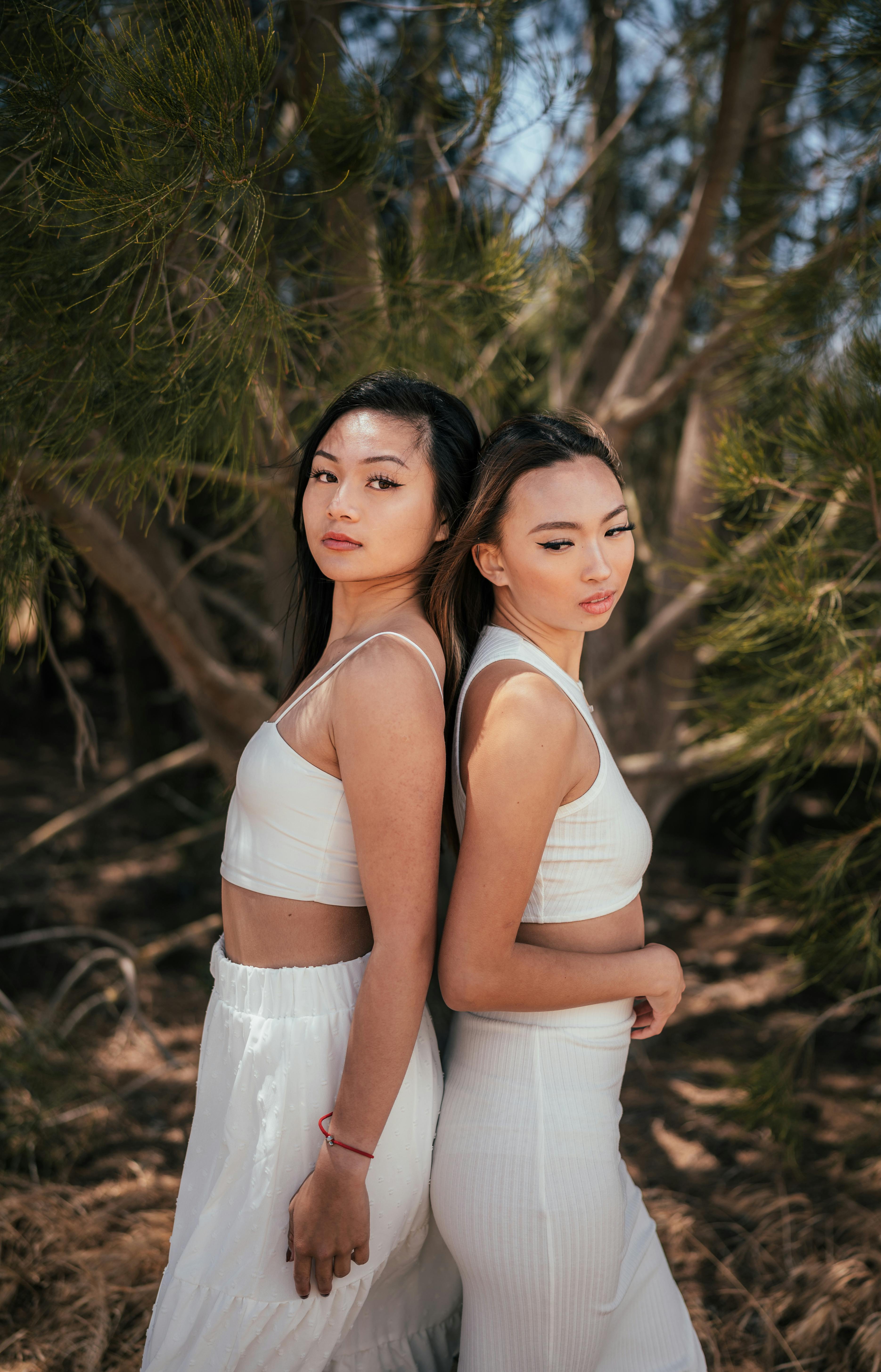 Models Posing in Summer Outfits · Free Stock Photo
