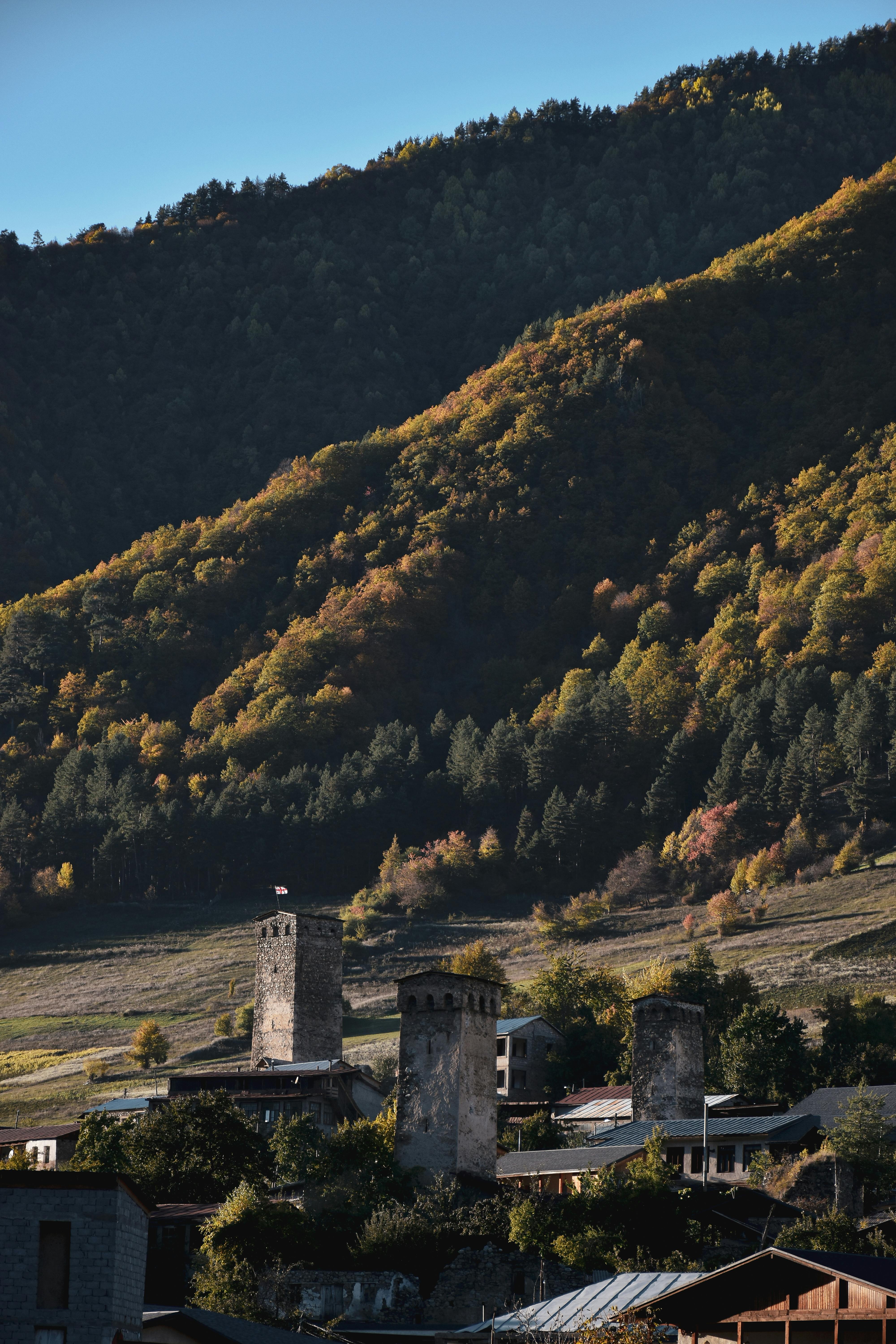 View of a Village in Mountains · Free Stock Photo