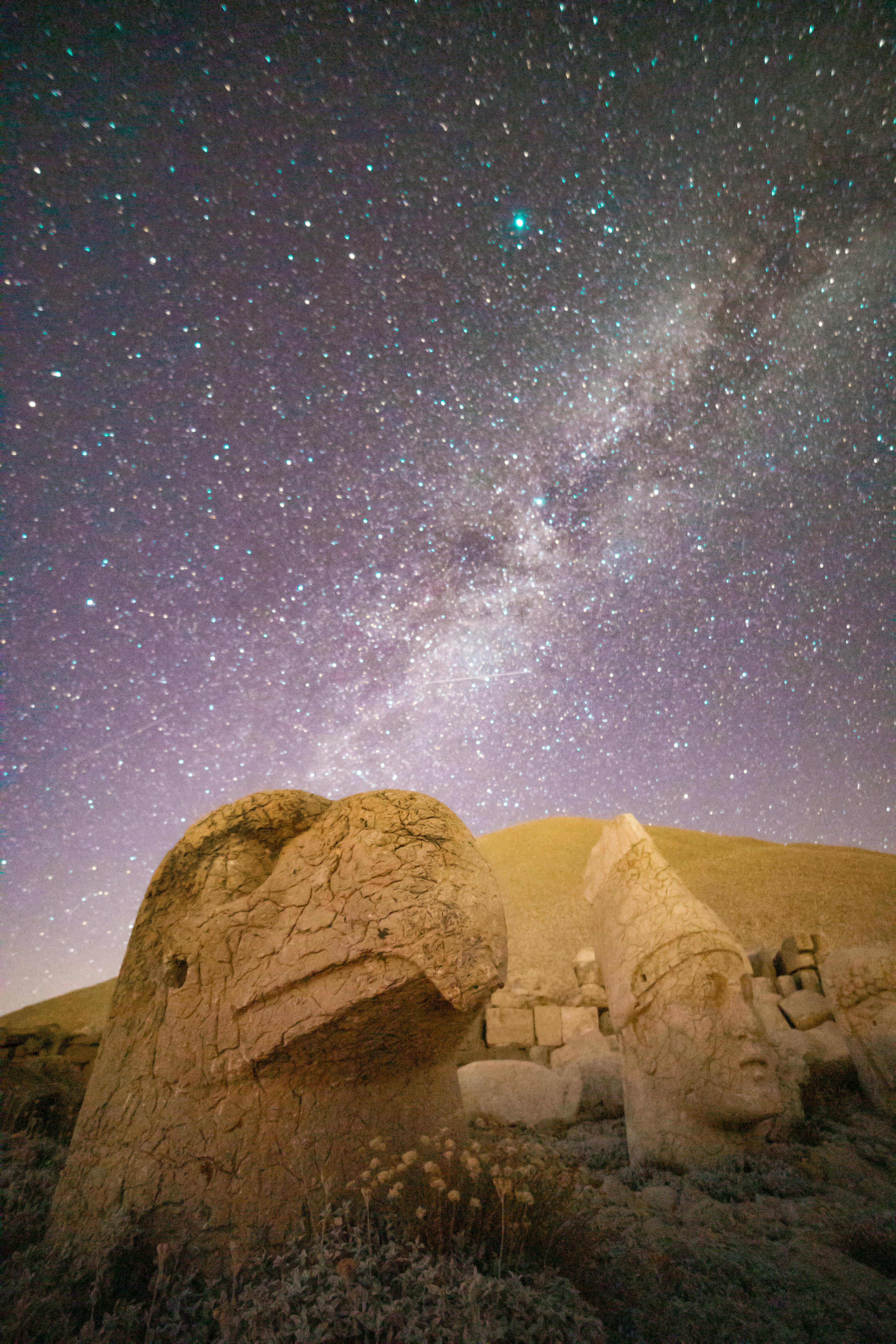 Great Sphinx Of Giza Under Blue Starry Sky · Free Stock Photo