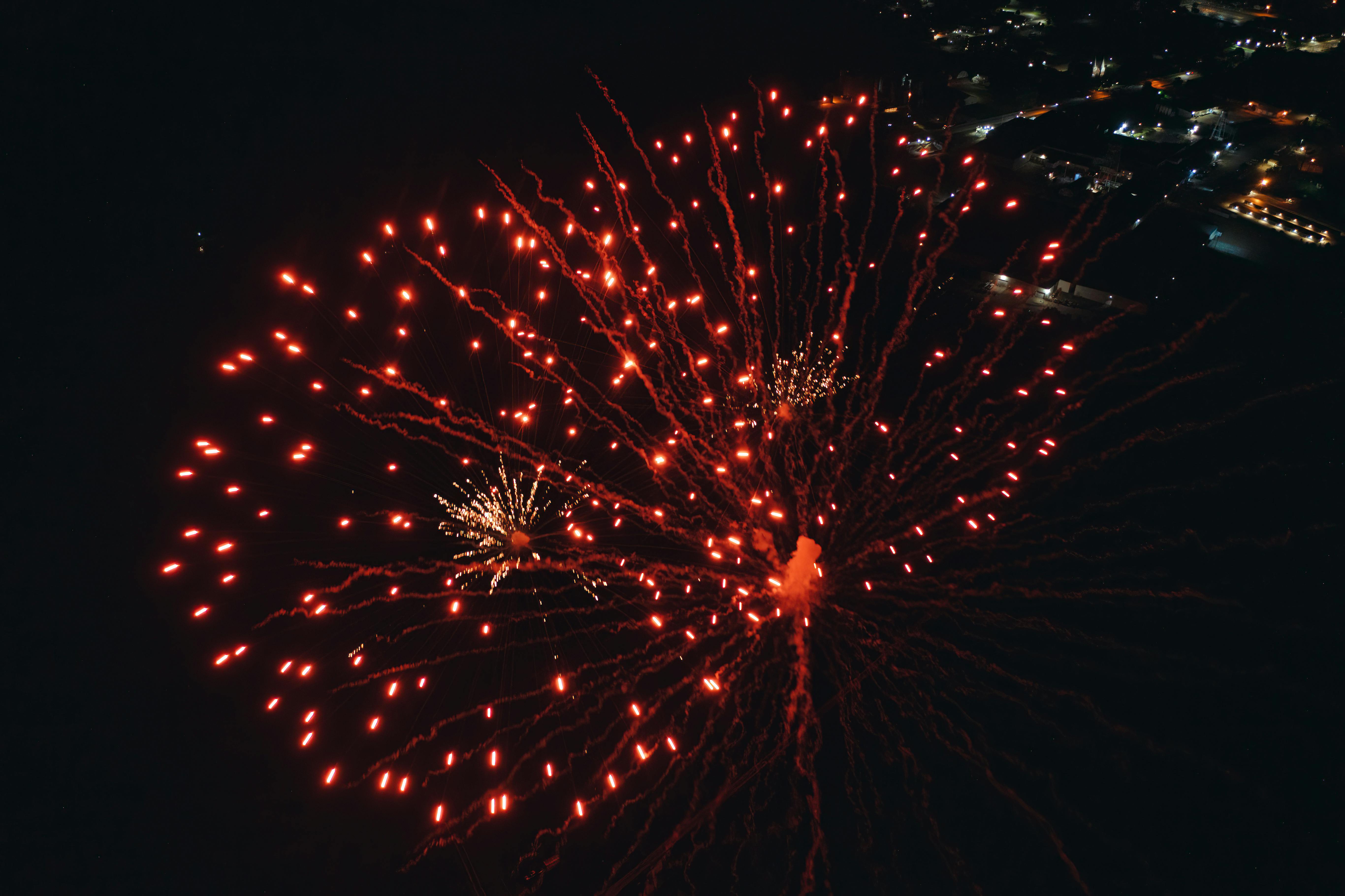 Fireworks on Night Sky · Free Stock Photo