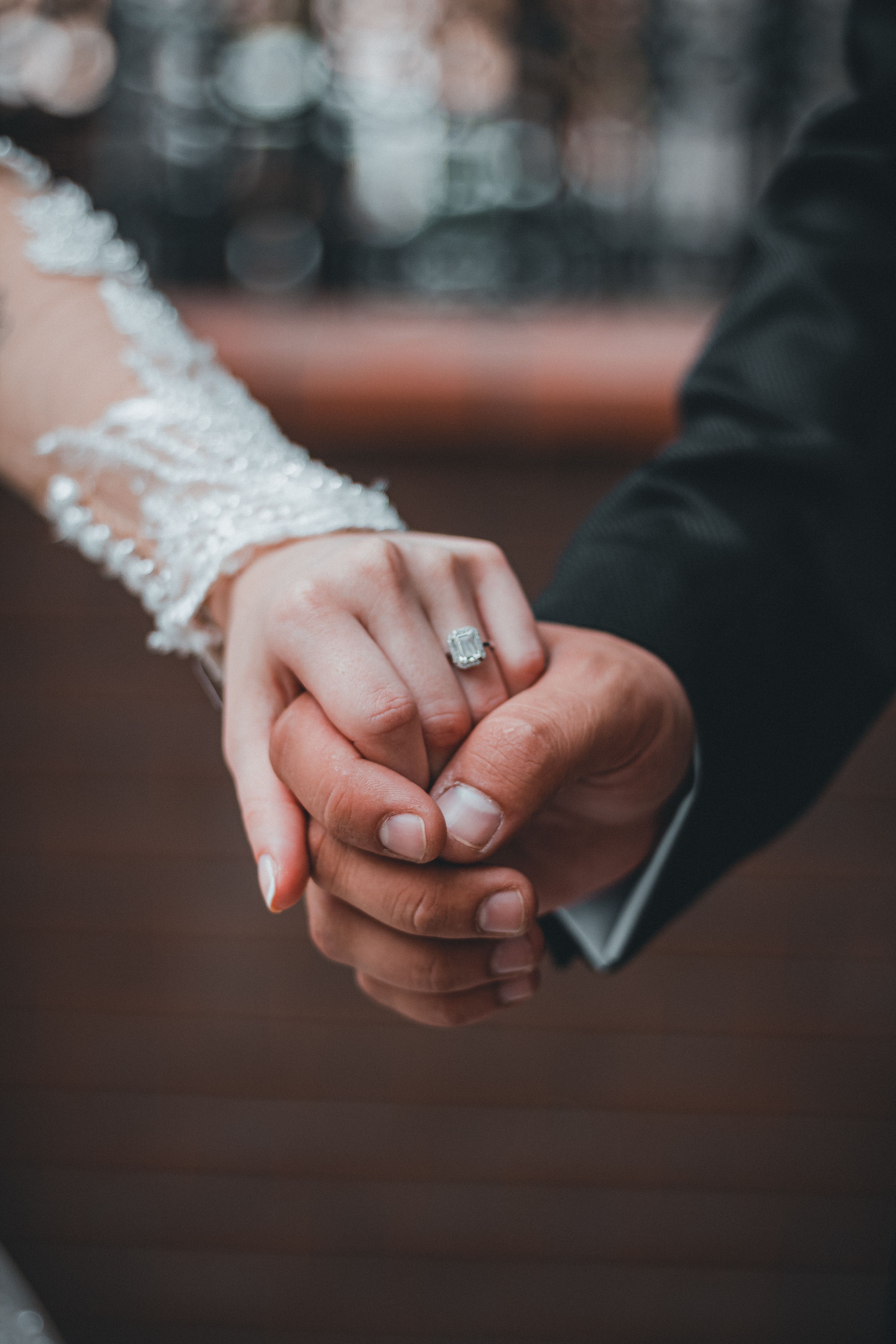 Close up of Newlyweds Hands · Free Stock Photo
