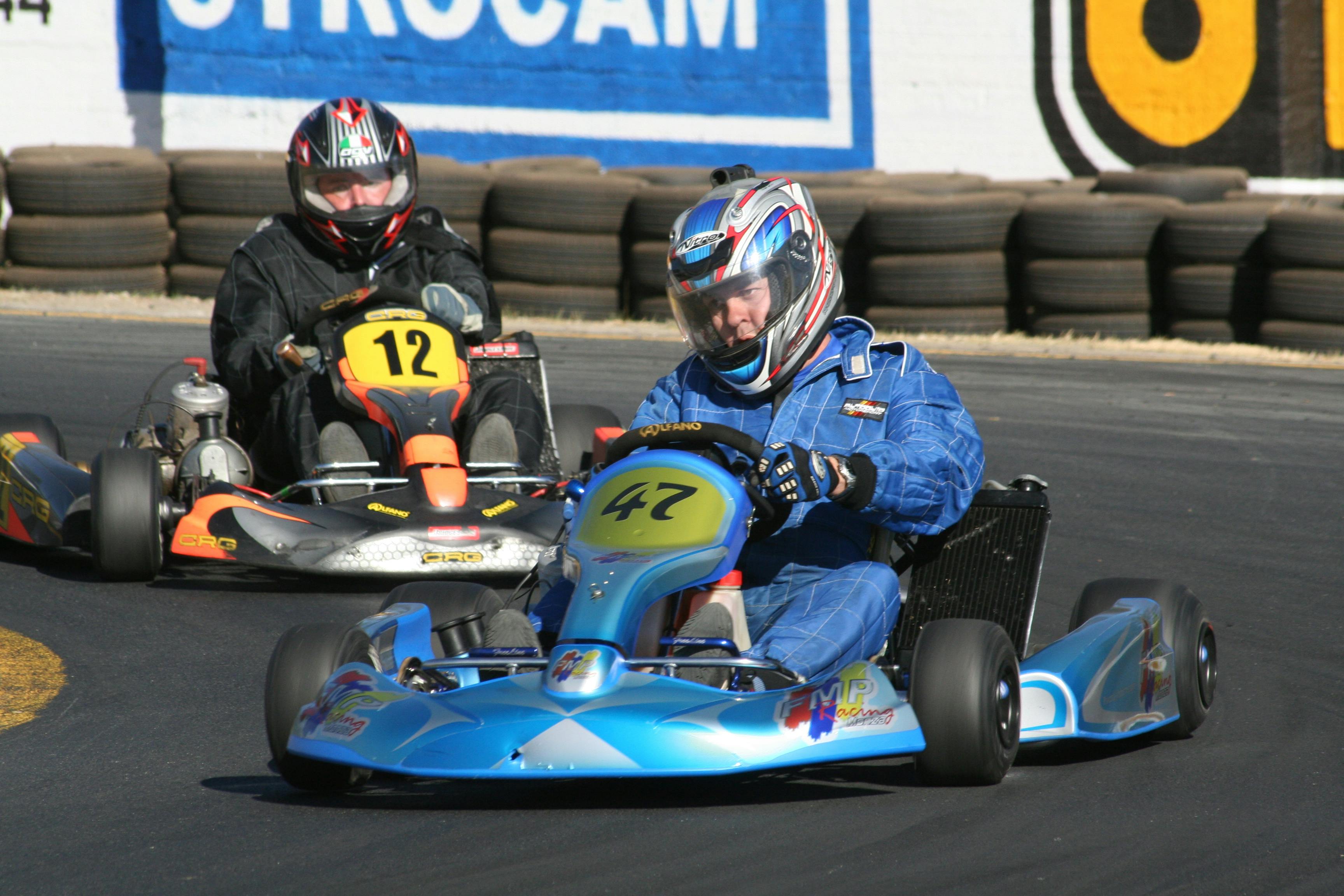 Person Racing with a Go Kart · Free Stock Photo