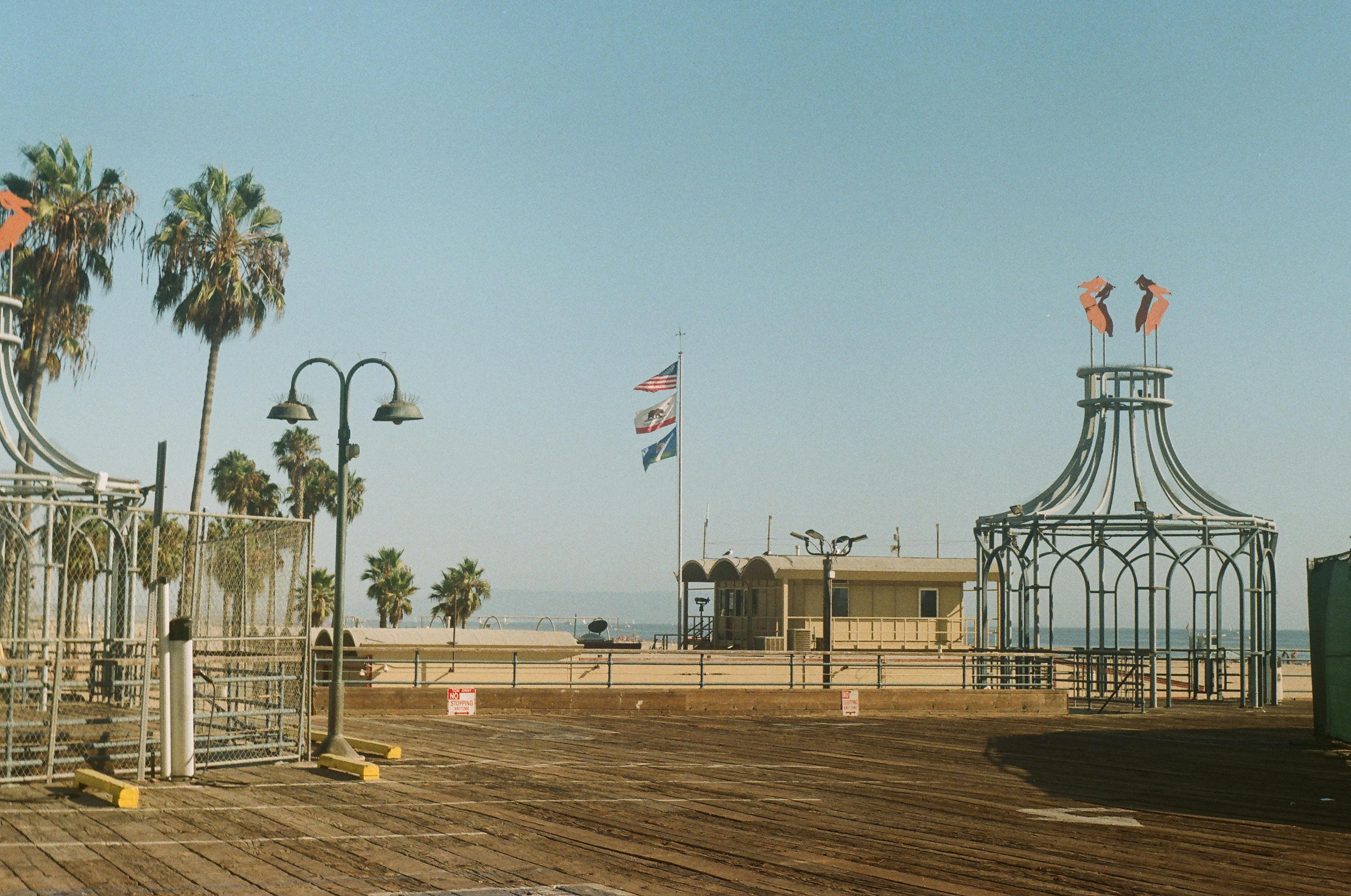 Empty Promenade on Sea Coast in California · Free Stock Photo