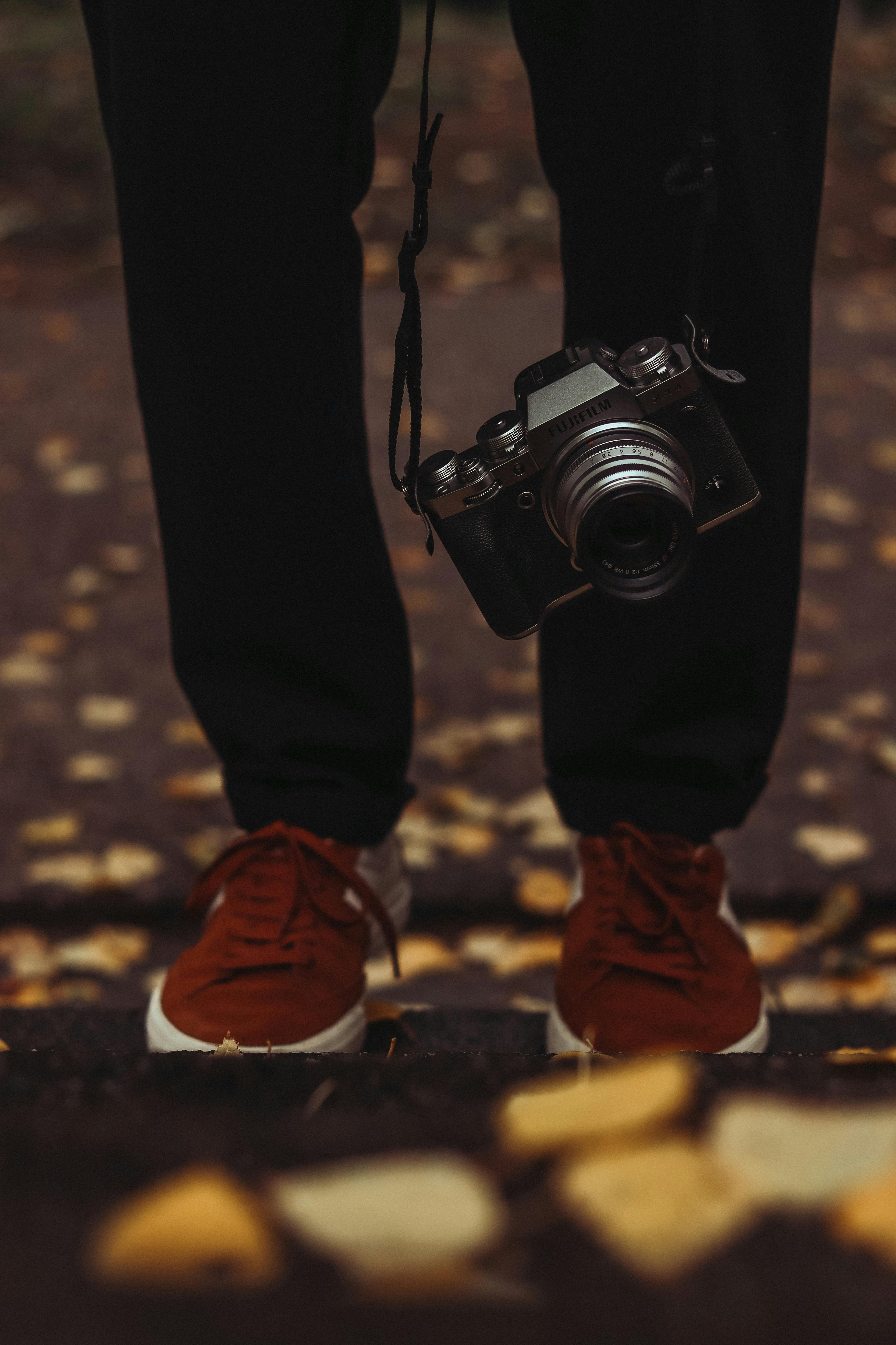 Camera and Legs · Free Stock Photo