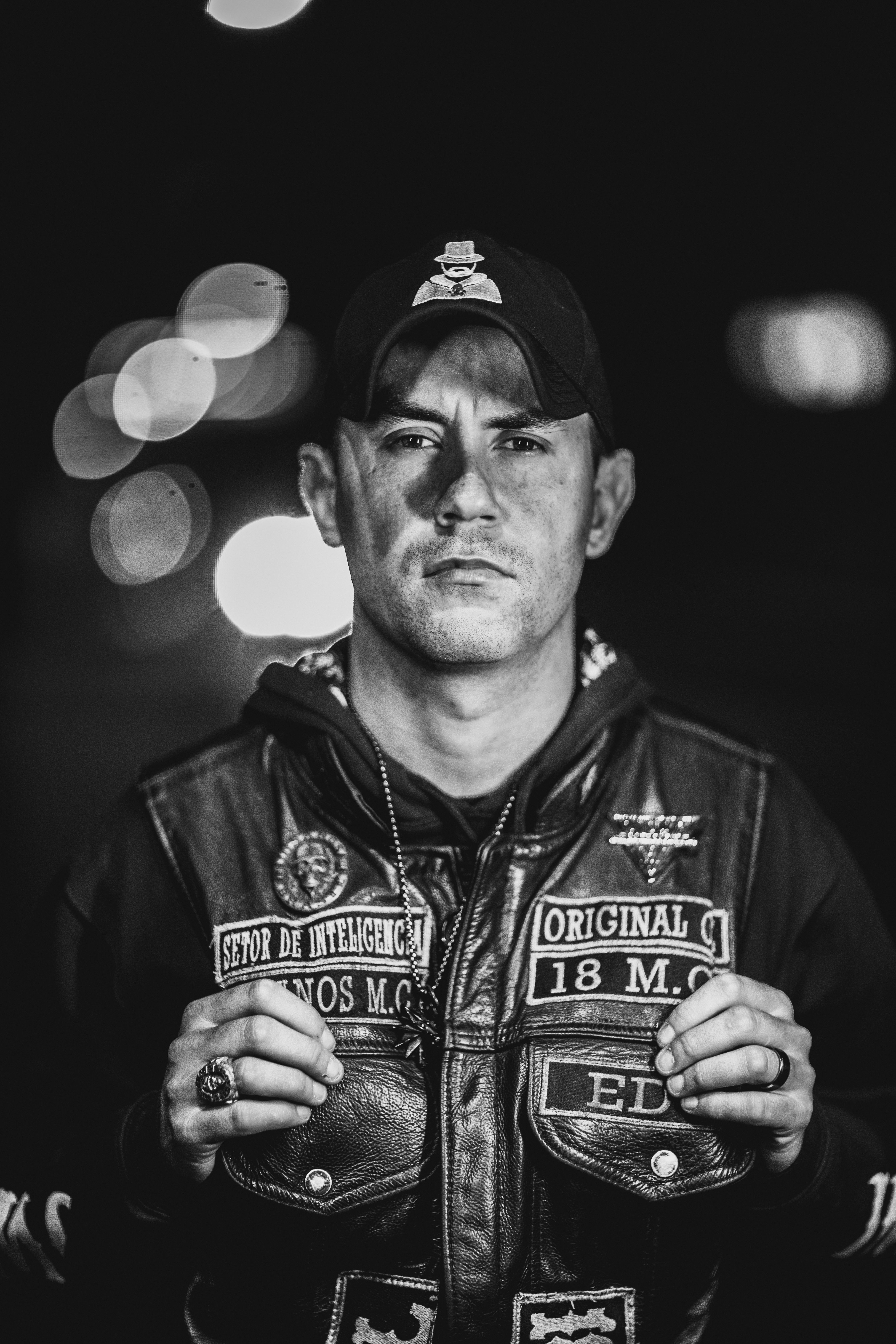 Grayscale Portrait of a Man · Free Stock Photo