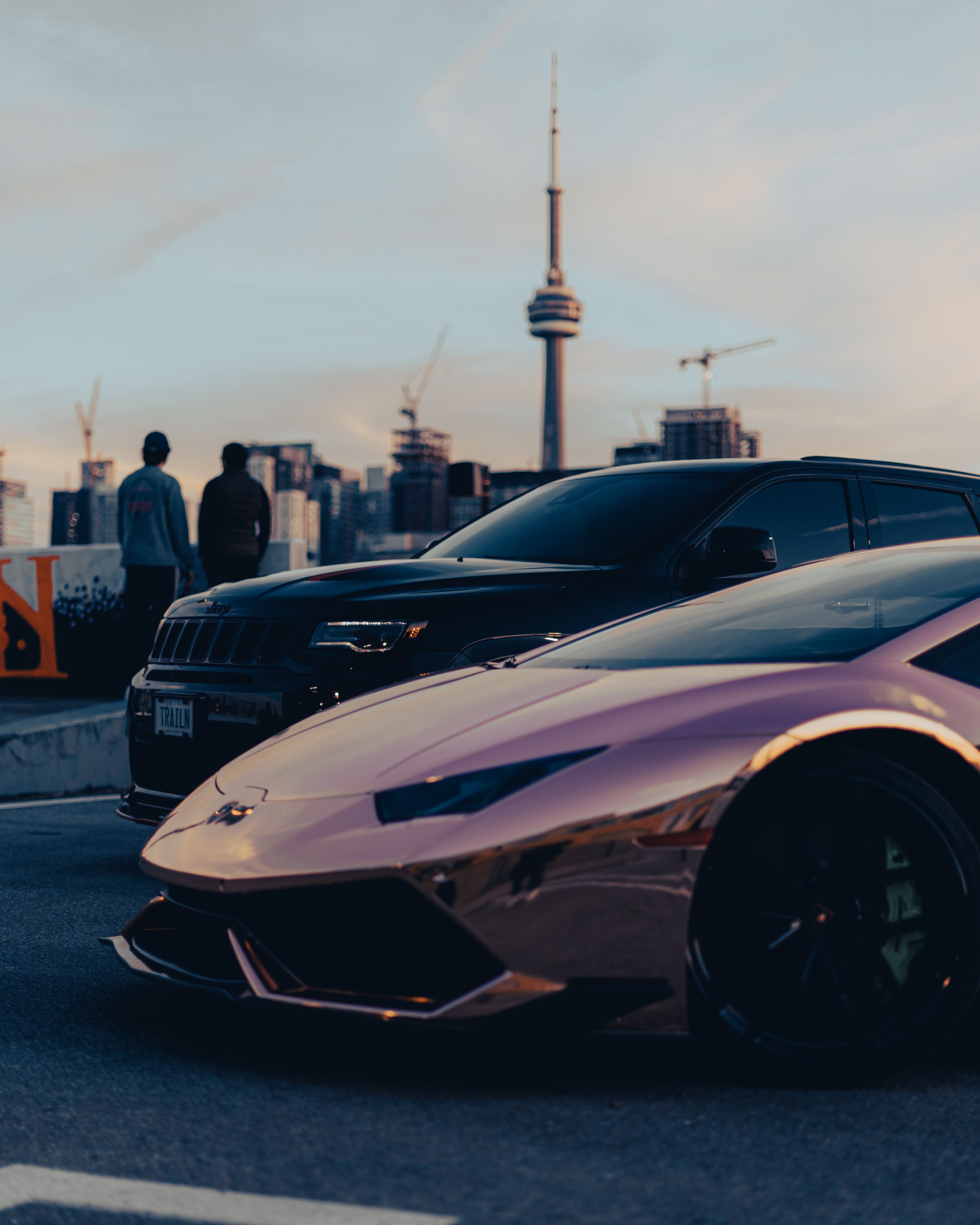 Parked Lamborghini Aventador at a Parking Garage · Free Stock Photo