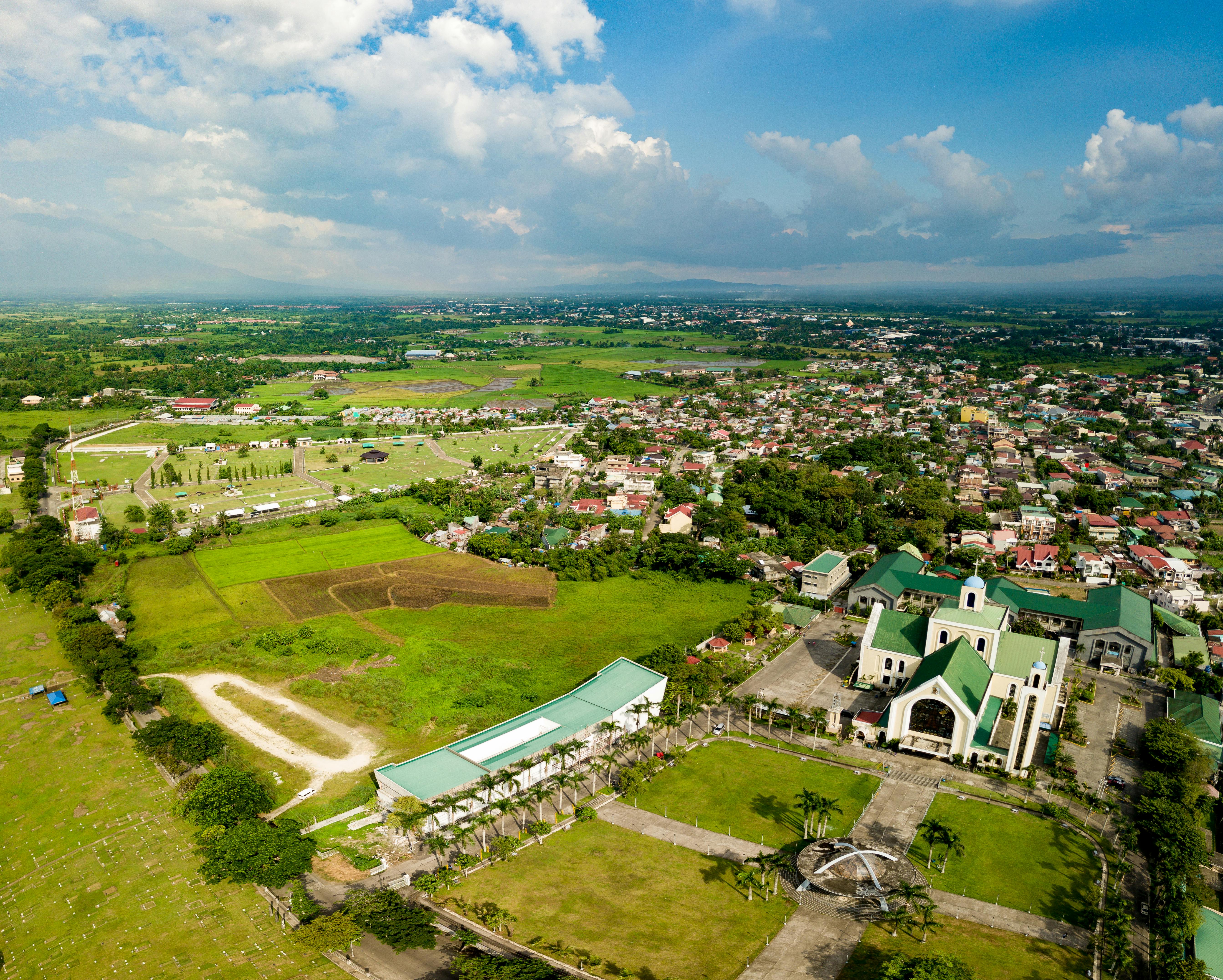Aerial View of the Penafrancia Basilica in Naga City, Bicol Region ...
